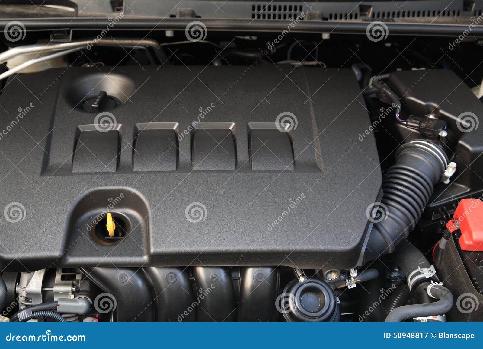 Modifying Car Engine Intake With A Screw Stock Photo | CartoonDealer ...
