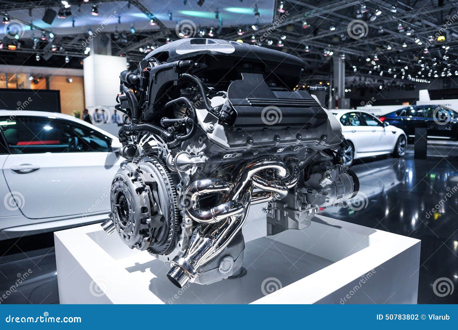 Car engine stock photo. Image of chrome, abstract, industry - 50783802