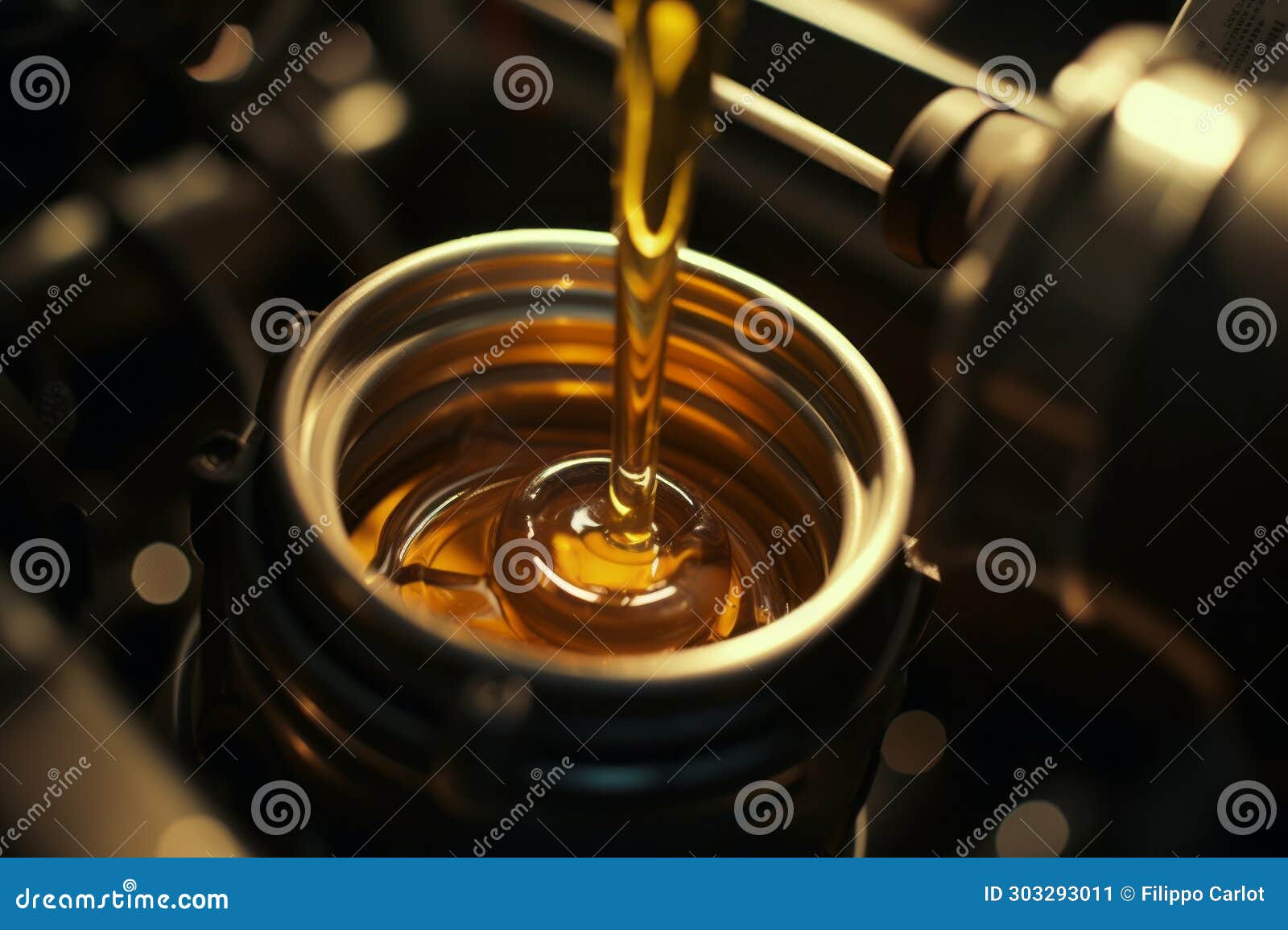 Car Engine Oil Change Service Stock Illustration - Illustration of ...