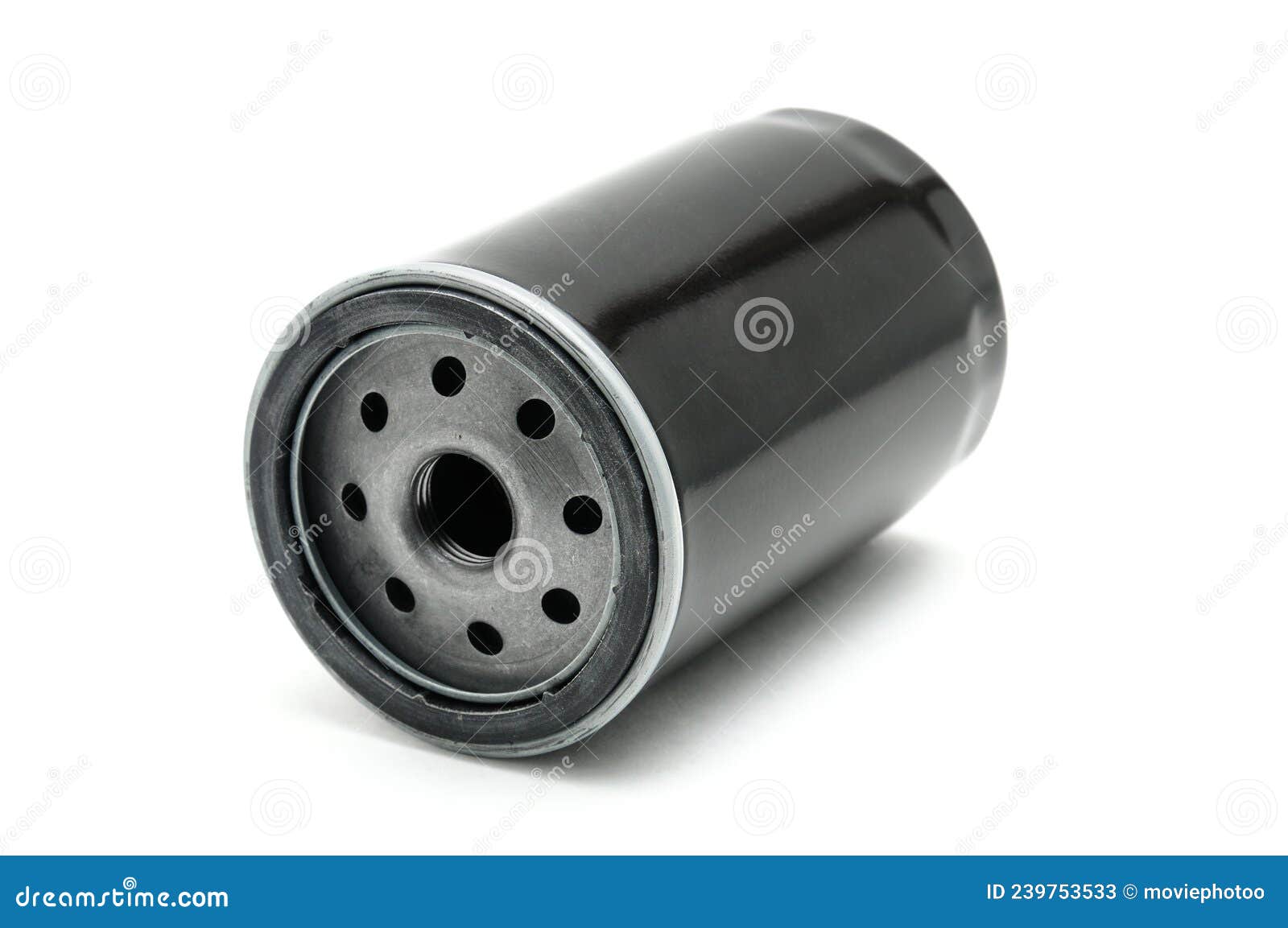 Car Engine Oil Container and Engine Oil Filter Isolated on White ...