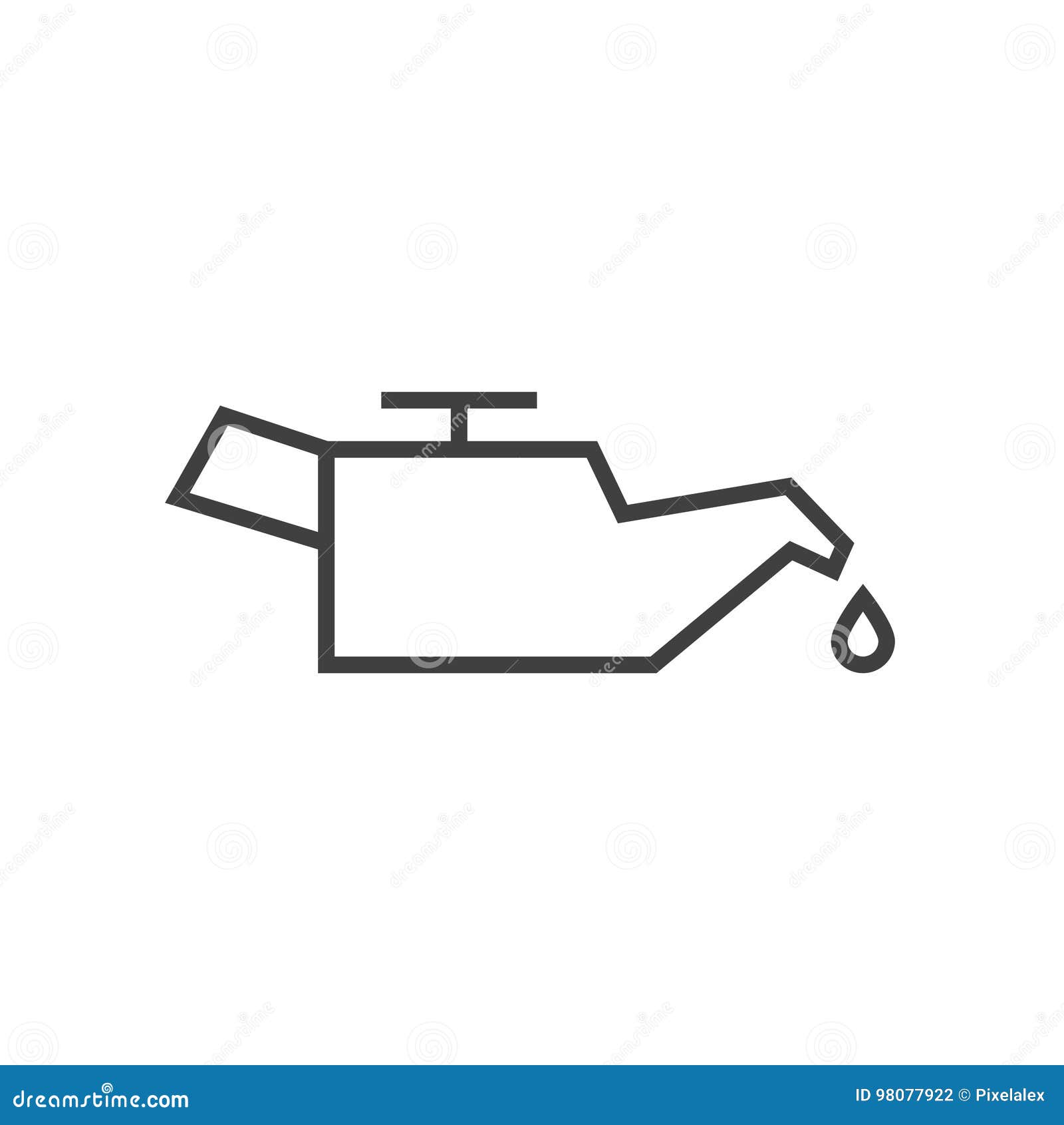 Car engine oil icon stock vector. Illustration of sign - 98077922