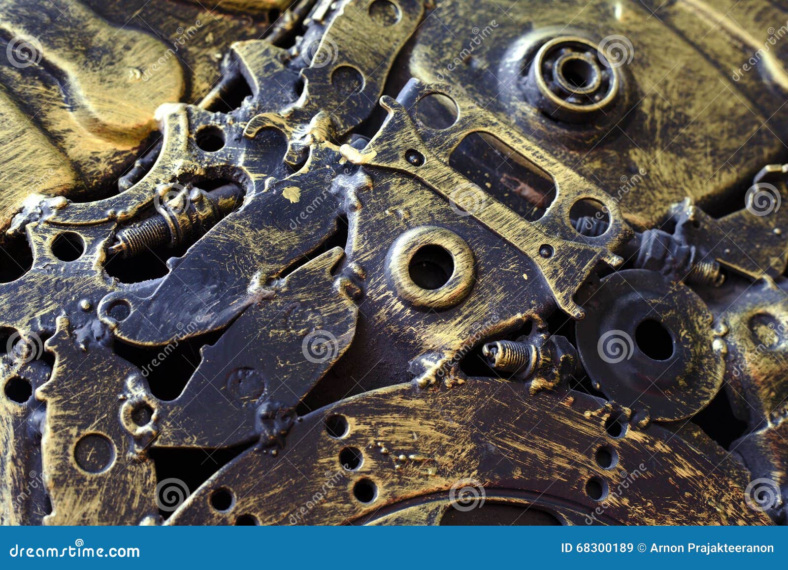 Car Engine Part. Close Up Shot Stock Image - Image of diesel, device ...
