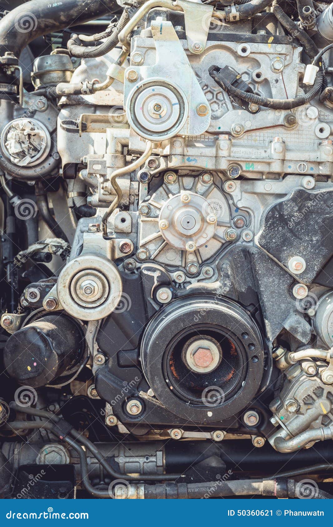 Car engine part stock image. Image of diesel, machine - 50360621