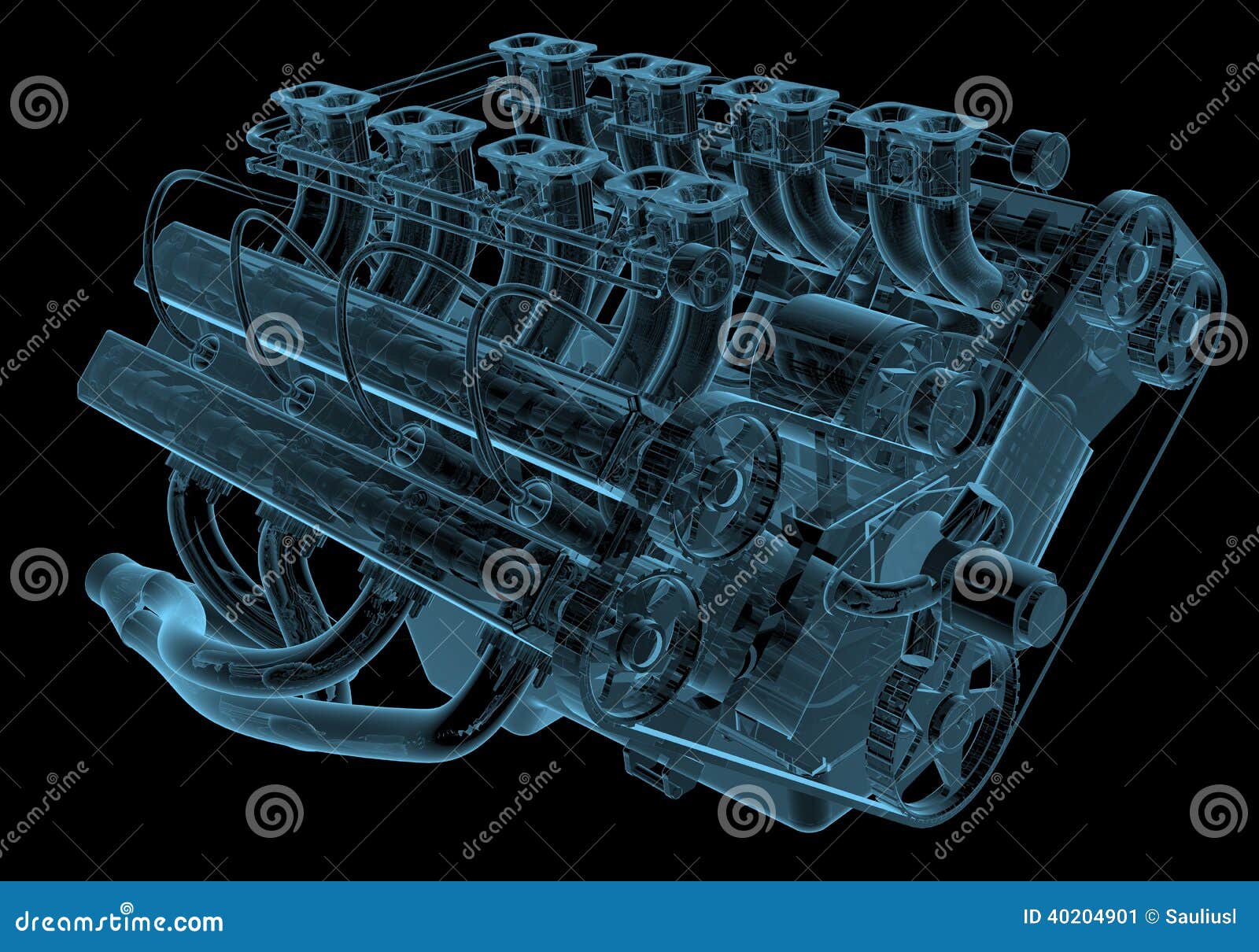 Car engine stock illustration. Illustration of machine - 40204901