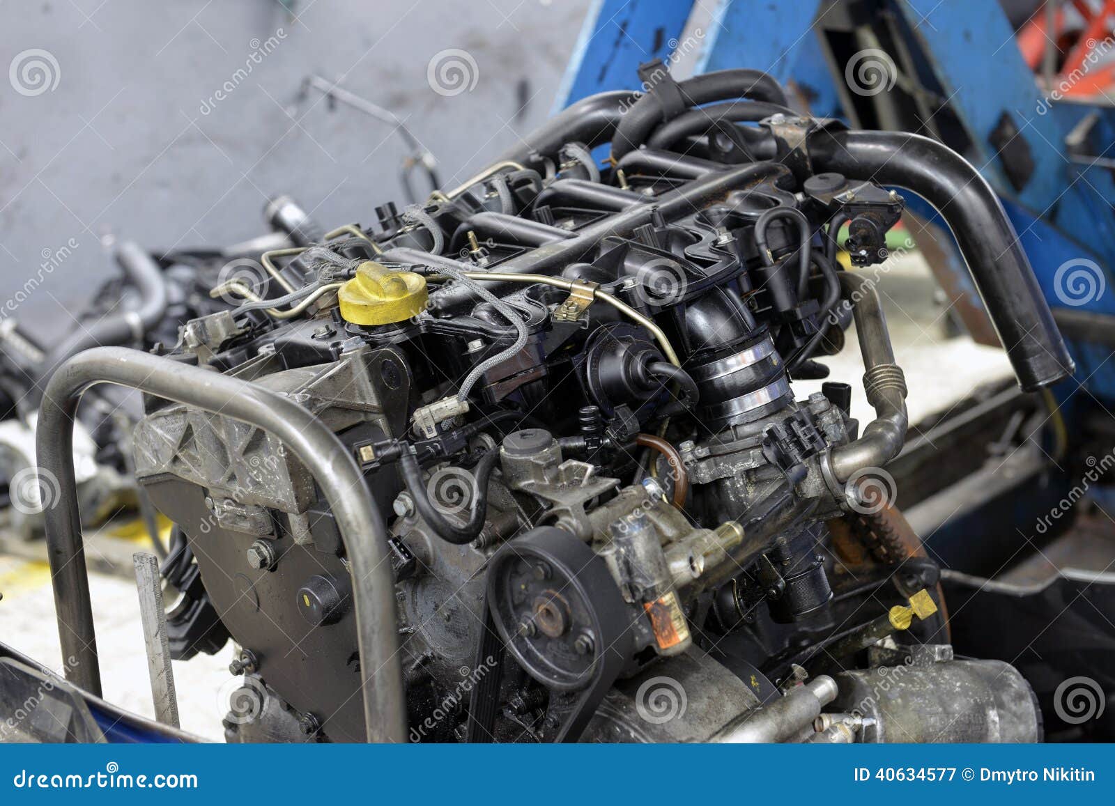 Car engine repair shop stock image. Image of work, profession - 40634577