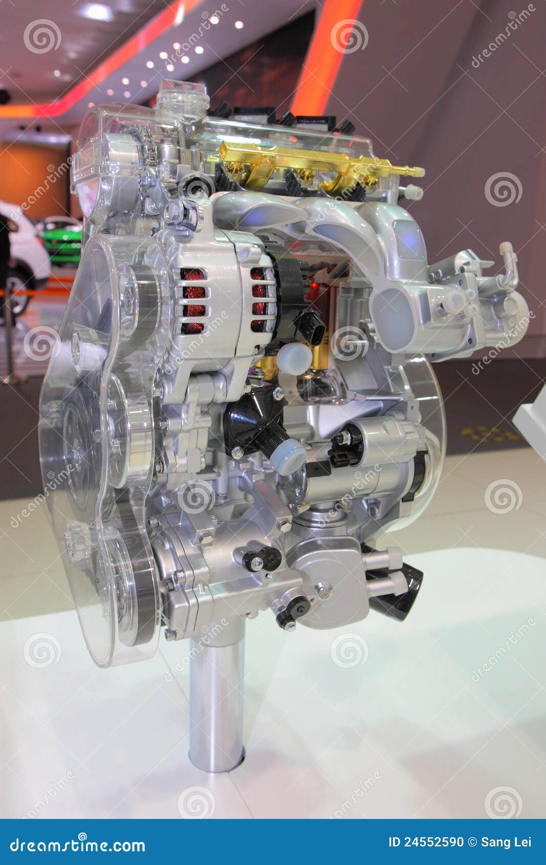 Car engine show stock photo. Image of machine, mechanism - 24552590