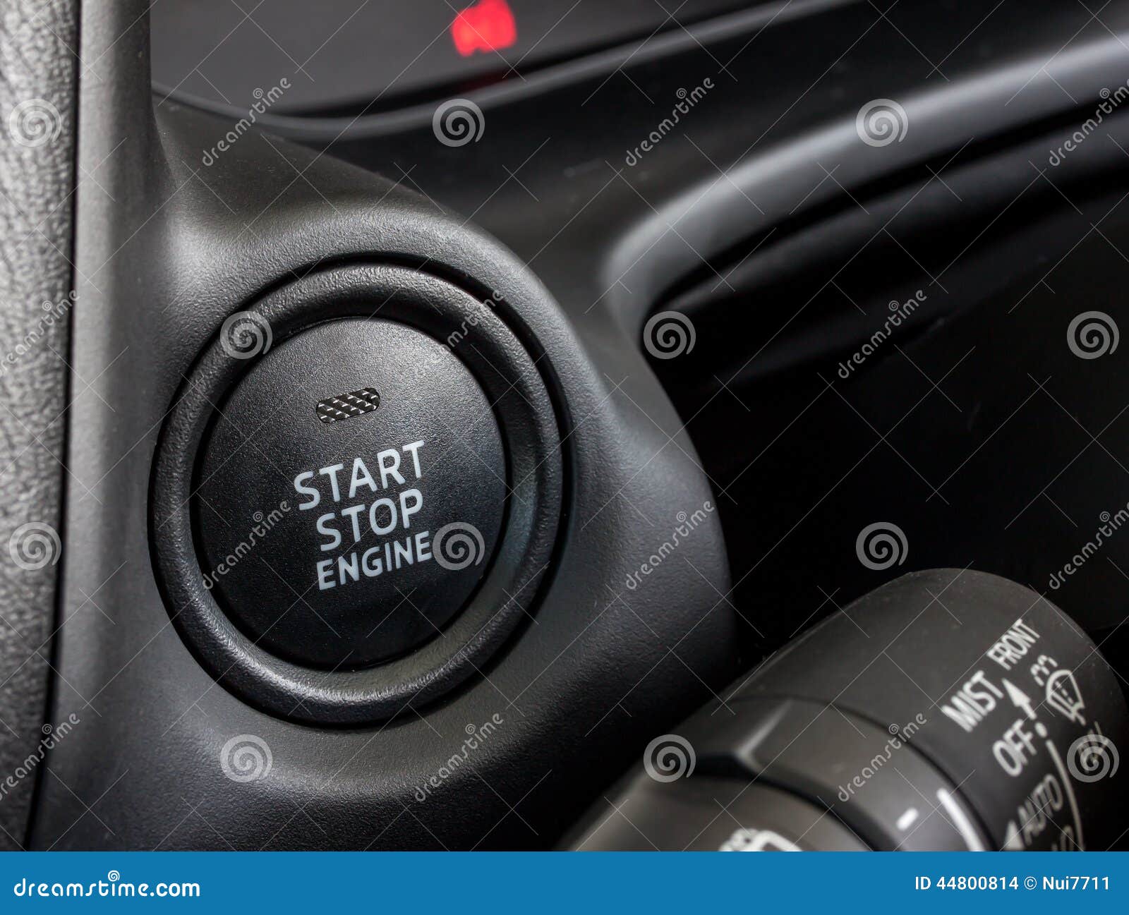 Car engine start button 1 stock photo. Image of control - 44800814