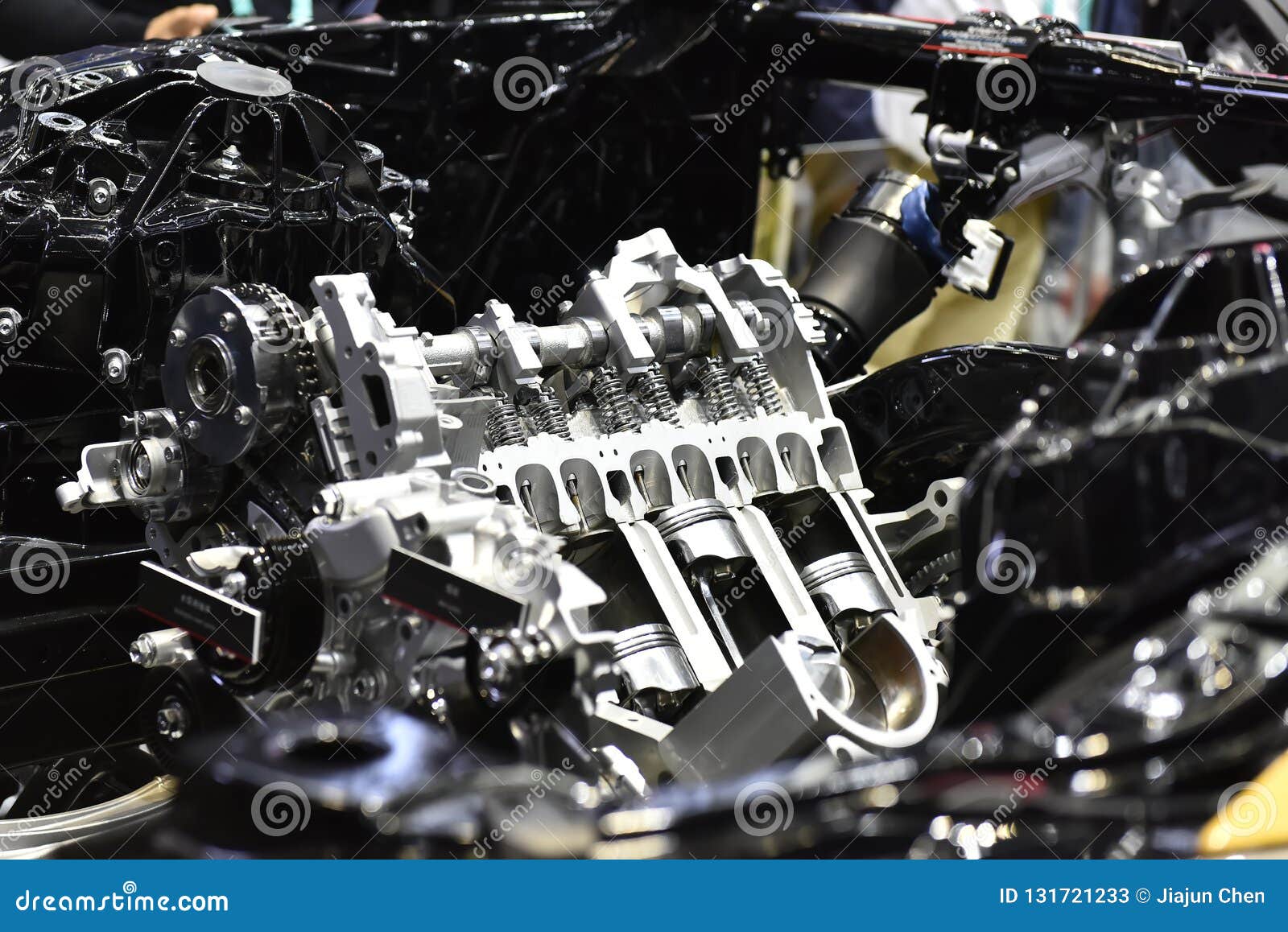 The car engine structure stock image. Image of steel - 131721233