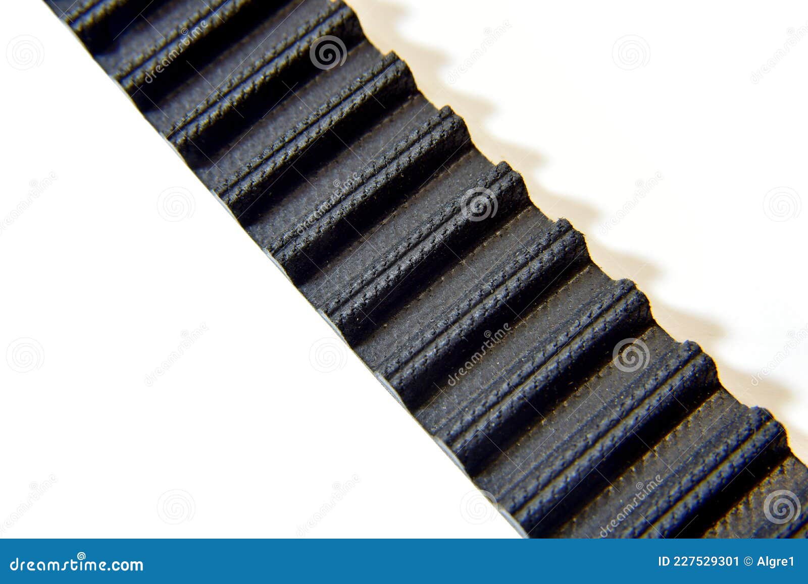 Car Engine Timing Belt Details Stock Image - Image of black, servicing ...