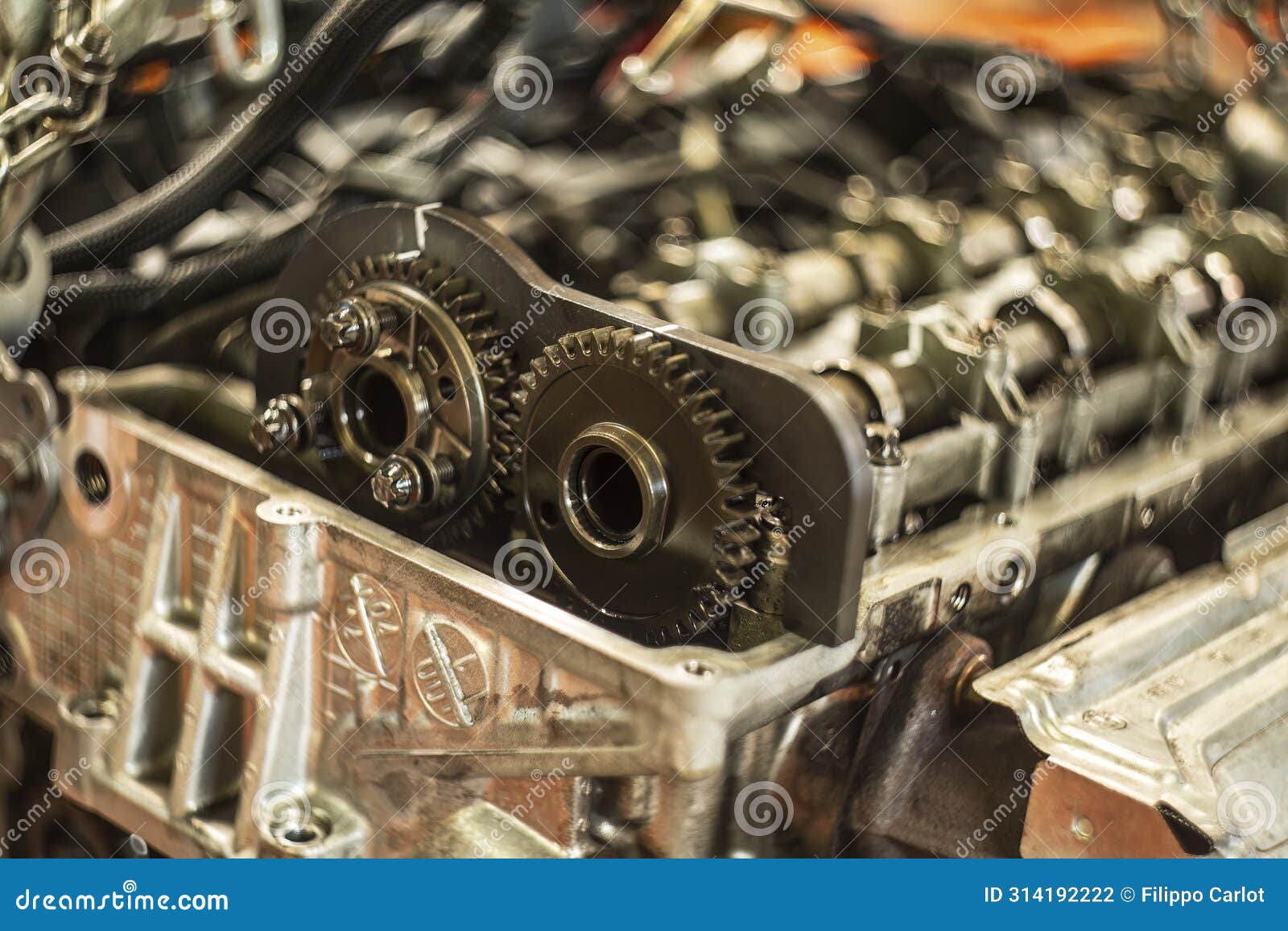 Car Engine Timing Chain Symbol Stock Photo - Image of performance ...