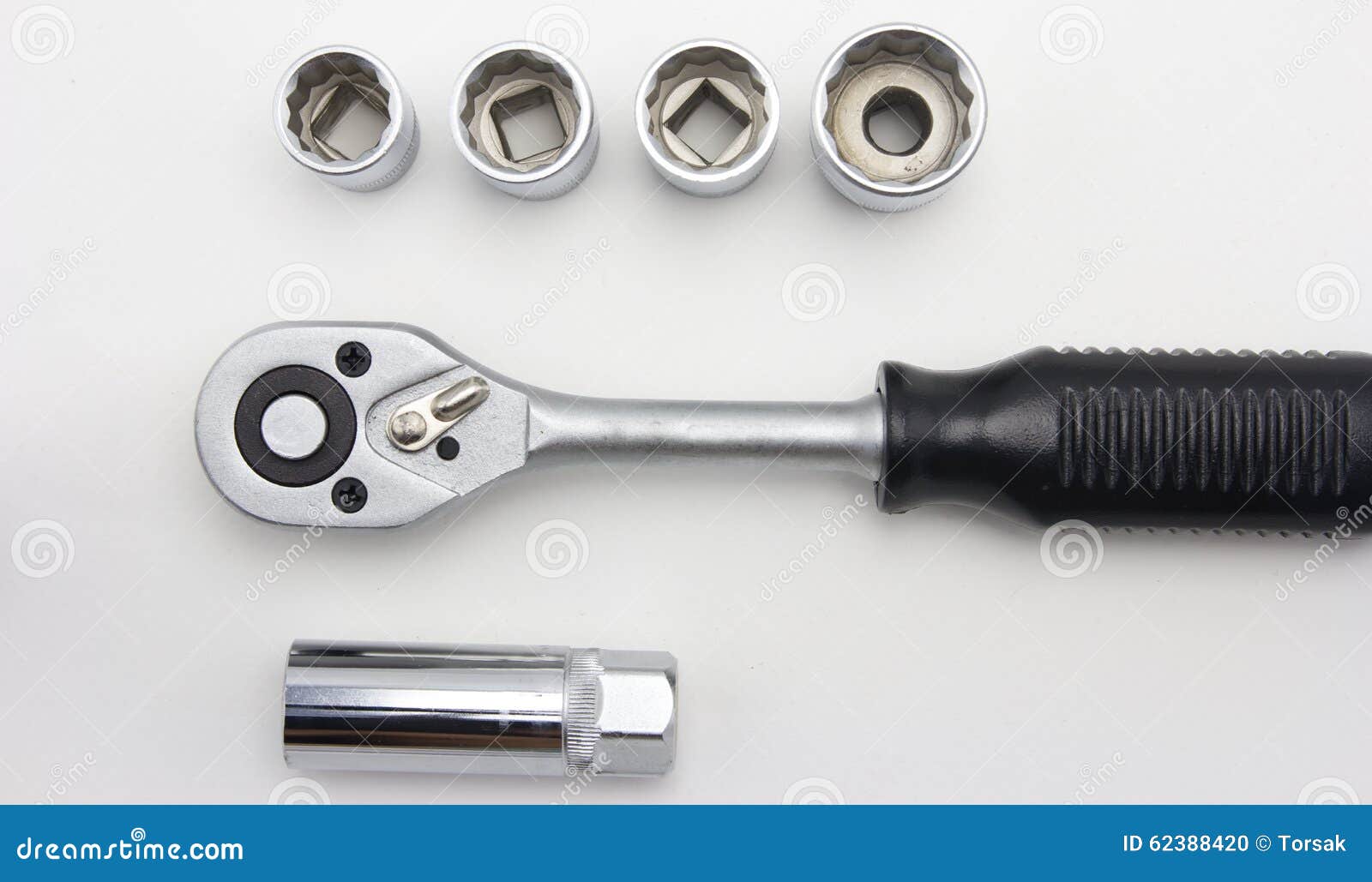 Car engine with tools stock photo. Image of improvement - 62388420