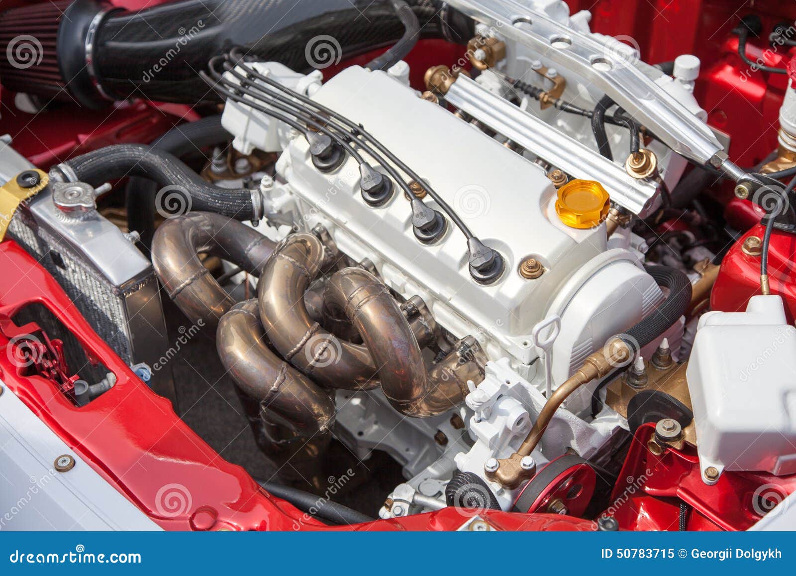 Car Engine - Under the Hood Stock Image - Image of repair, front: 50783715