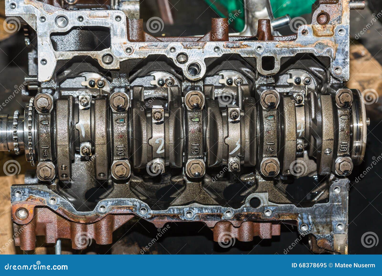 Car engine under repair stock image. Image of internal - 68378695