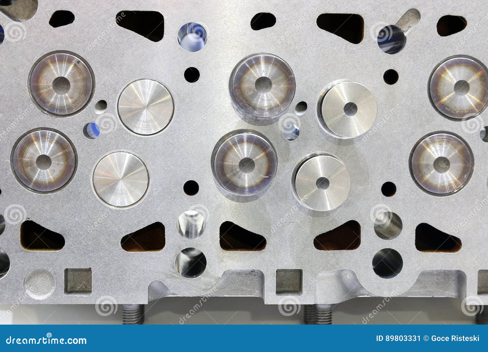 Car engine valves stock image. Image of steel, socket - 89803331