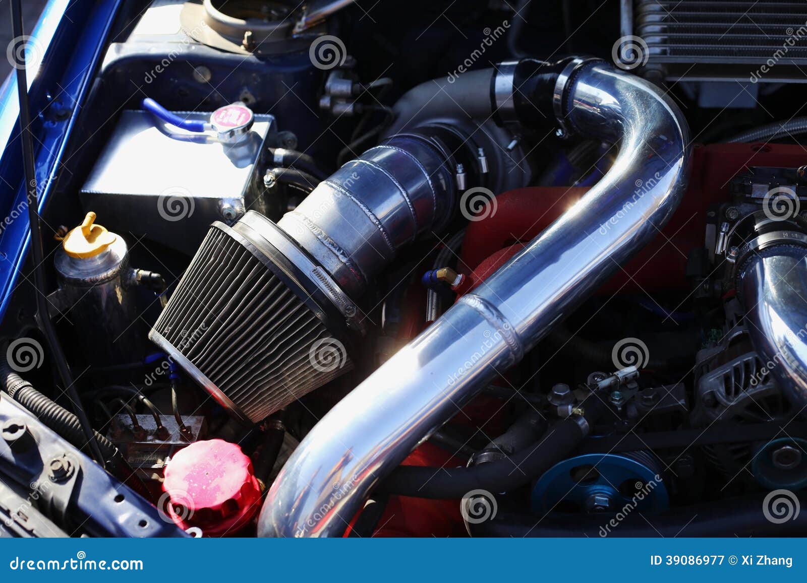 Car Engine stock image. Image of luxury, steel, styling - 39086977