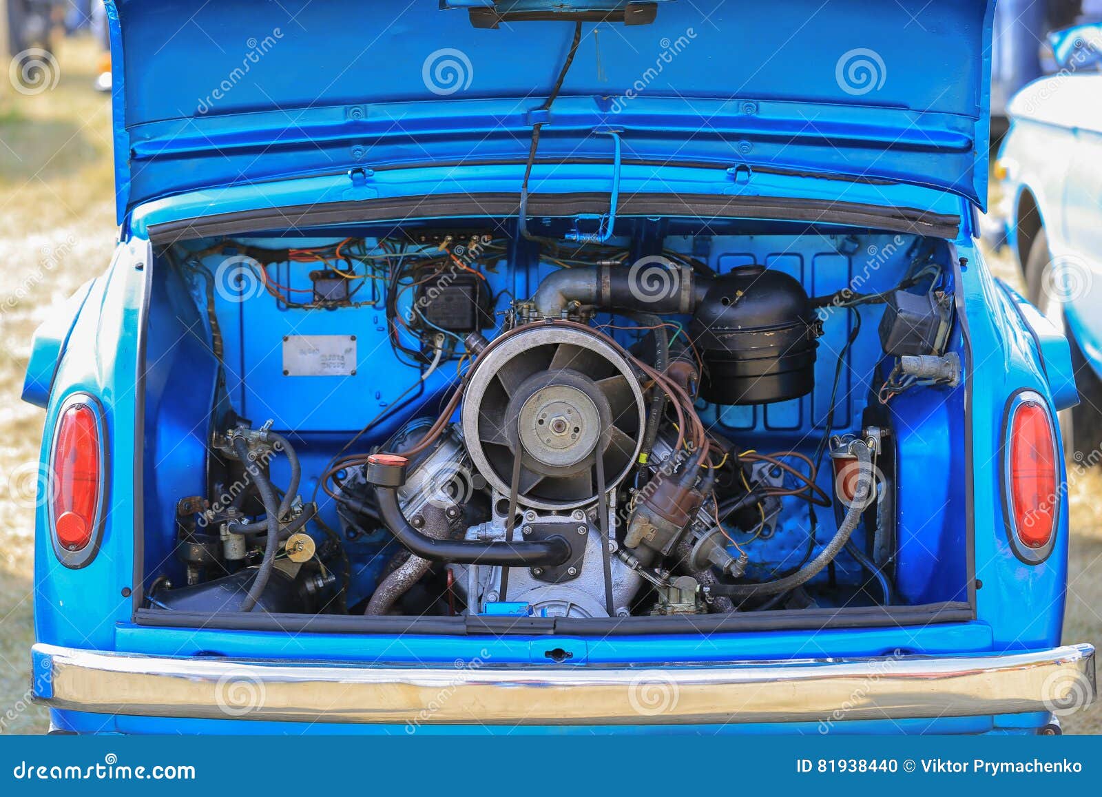 Car Engine ZAZ-965 editorial image. Image of vintage - 81938440
