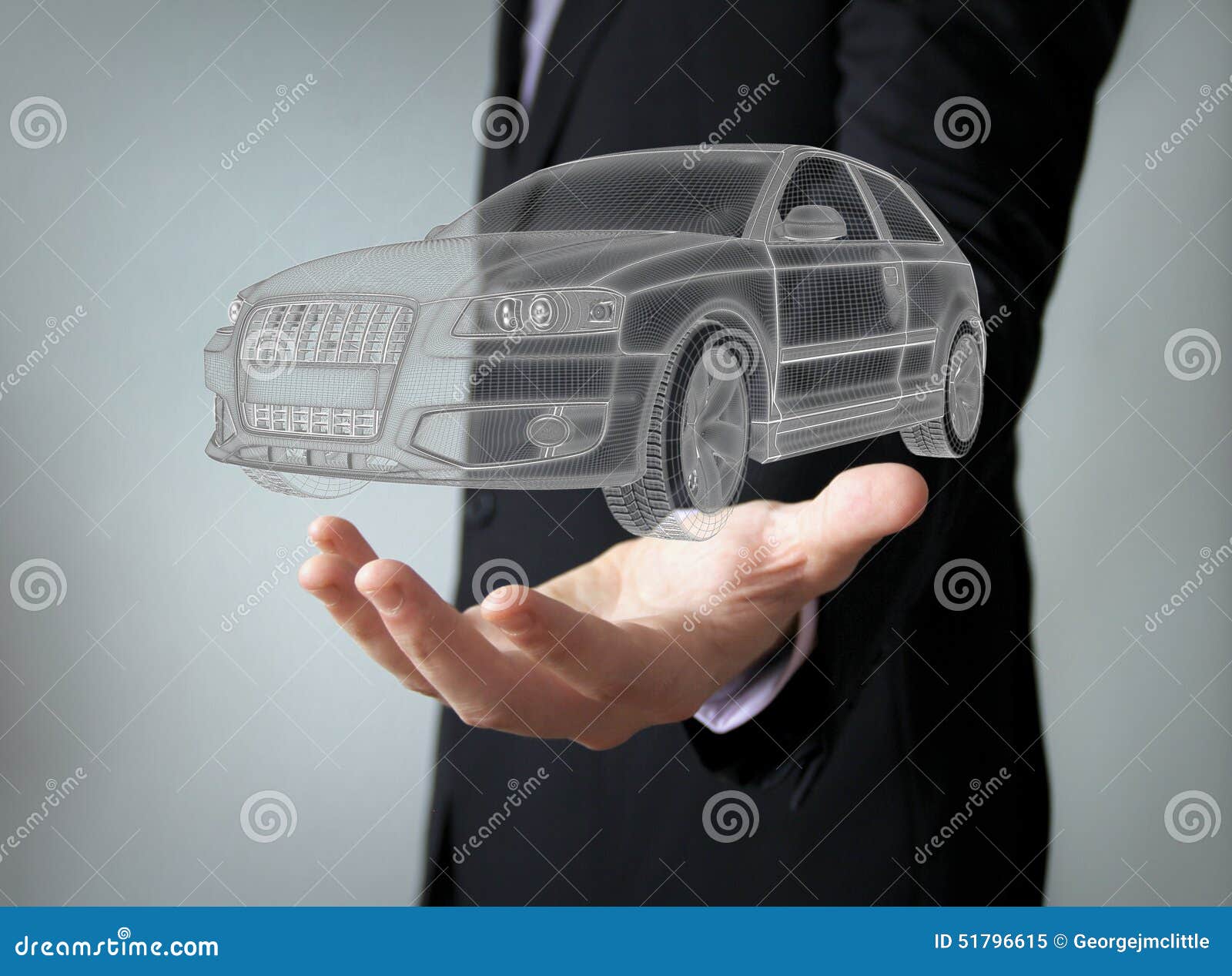 Car engineering concept stock illustration. Illustration of businessman ...