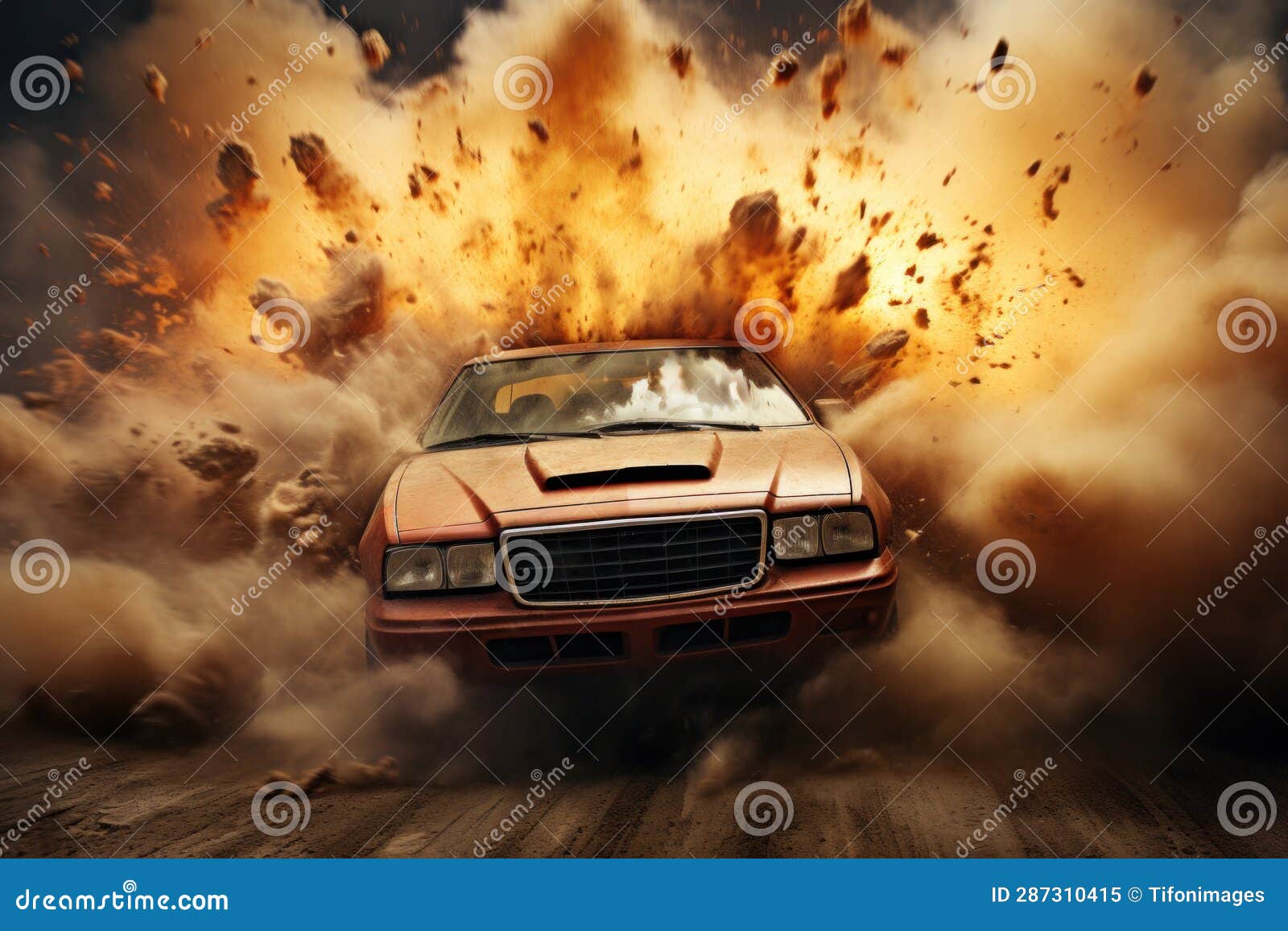 Car escape stock illustration. Illustration of escaping - 287310415