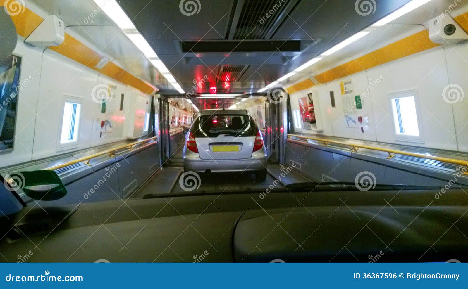 Car in Euro Train Transporter Stock Photo - Image of train, travel ...
