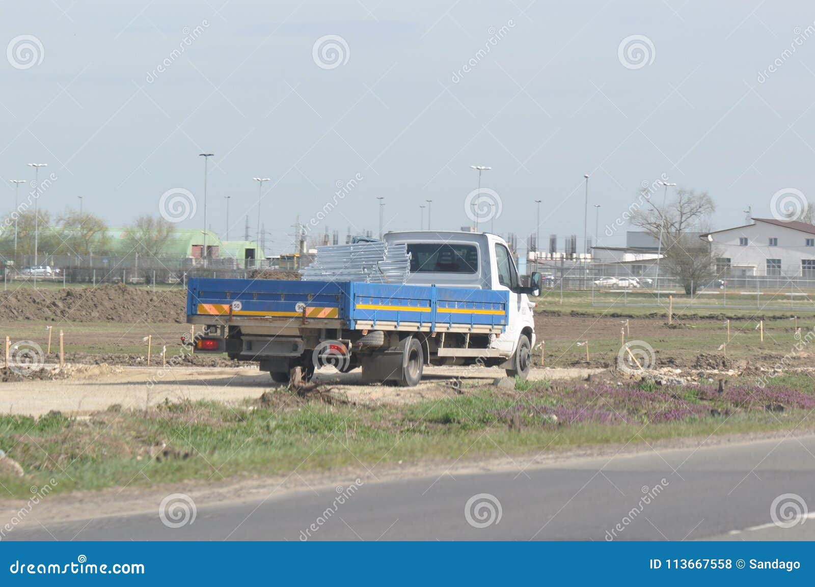 Transportation of Heavy Load Stock Photo - Image of heavy, load: 113667558