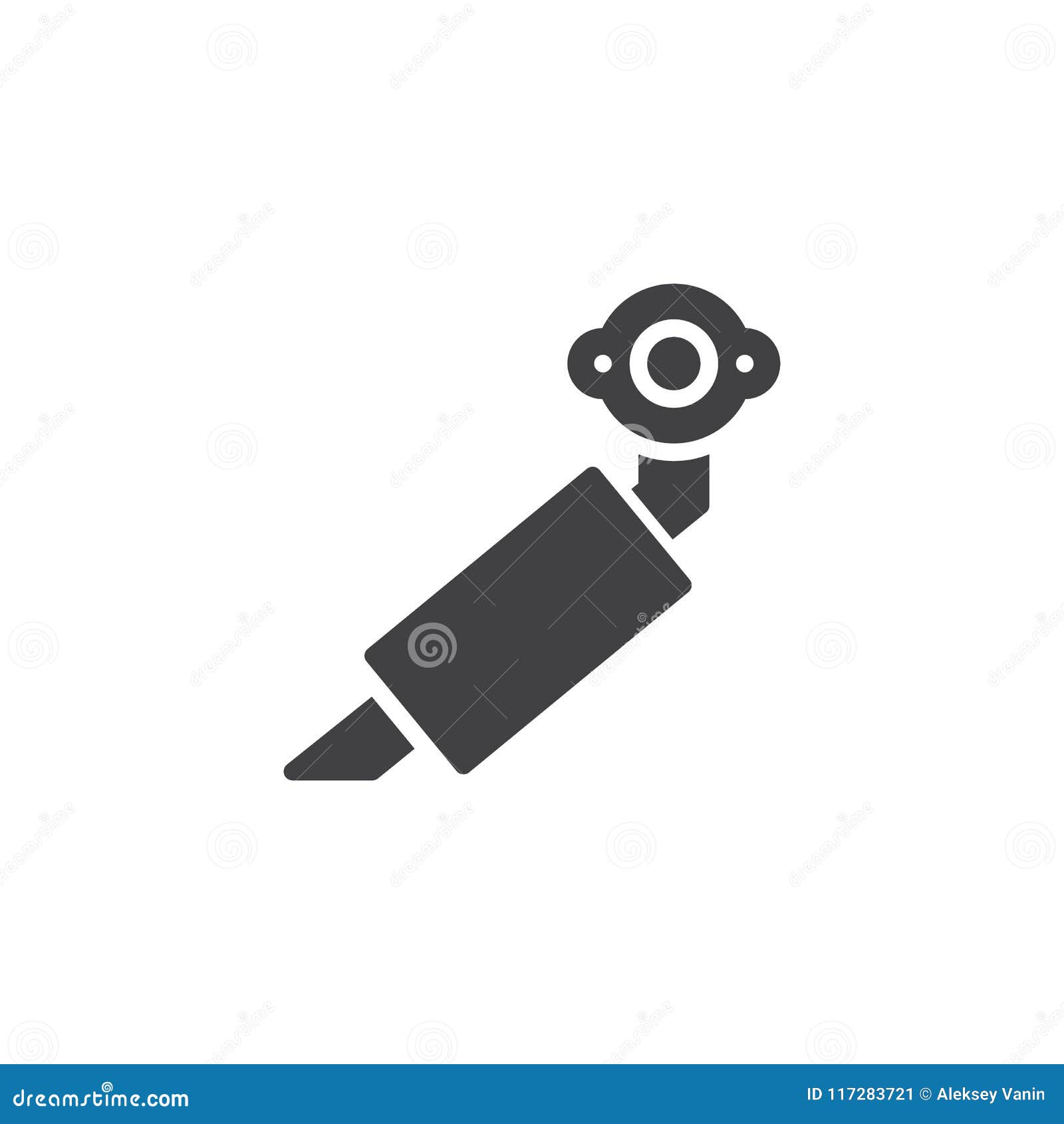 Car Exhaust Pipe Vector Icon Stock Vector - Illustration of auto ...