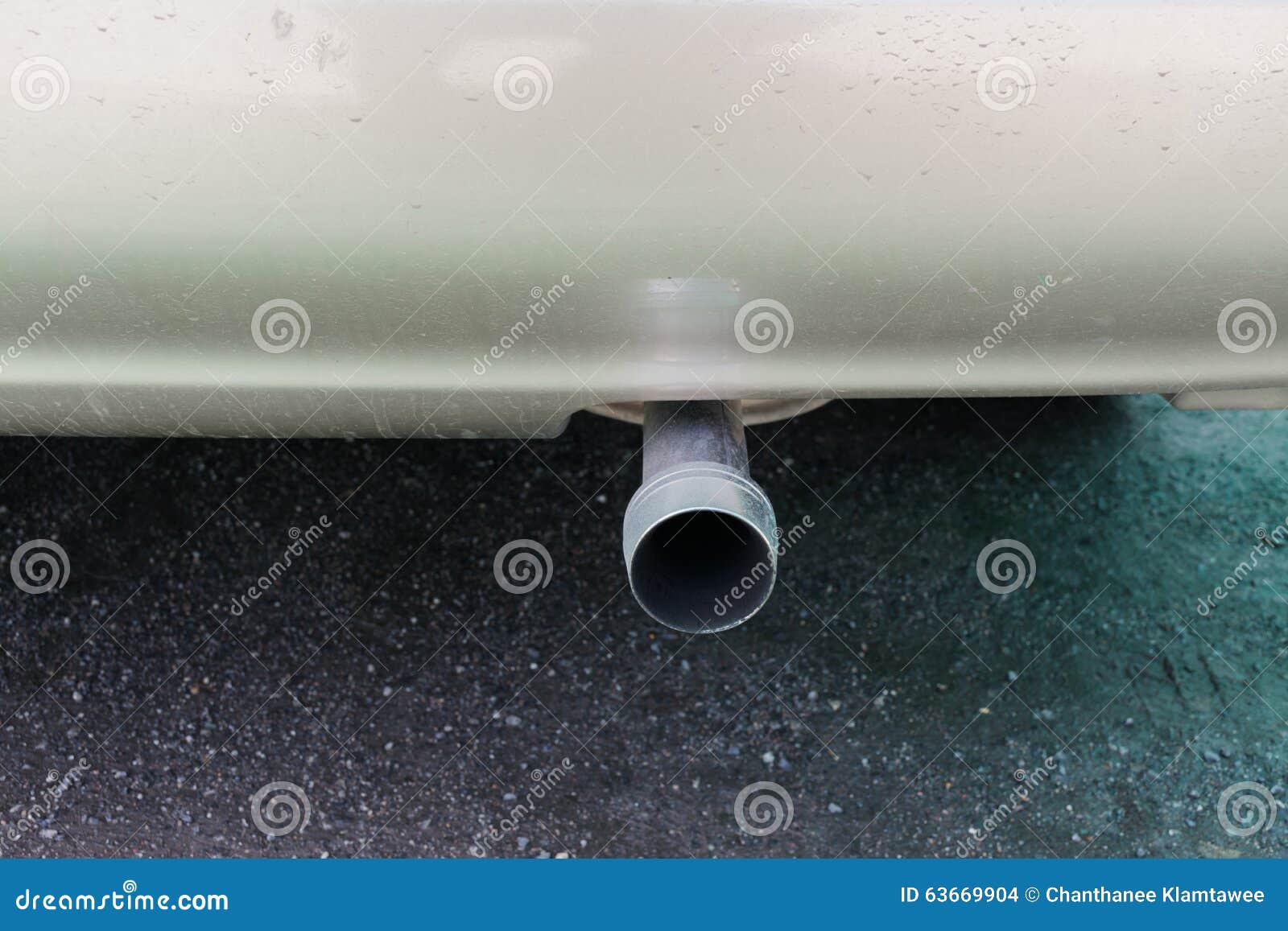 Car exhaust system stock photo. Image of steel, automobile - 63669904