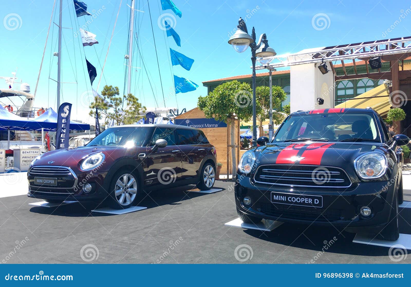 Car exhibition editorial stock photo. Image of mini, cooper - 96896398