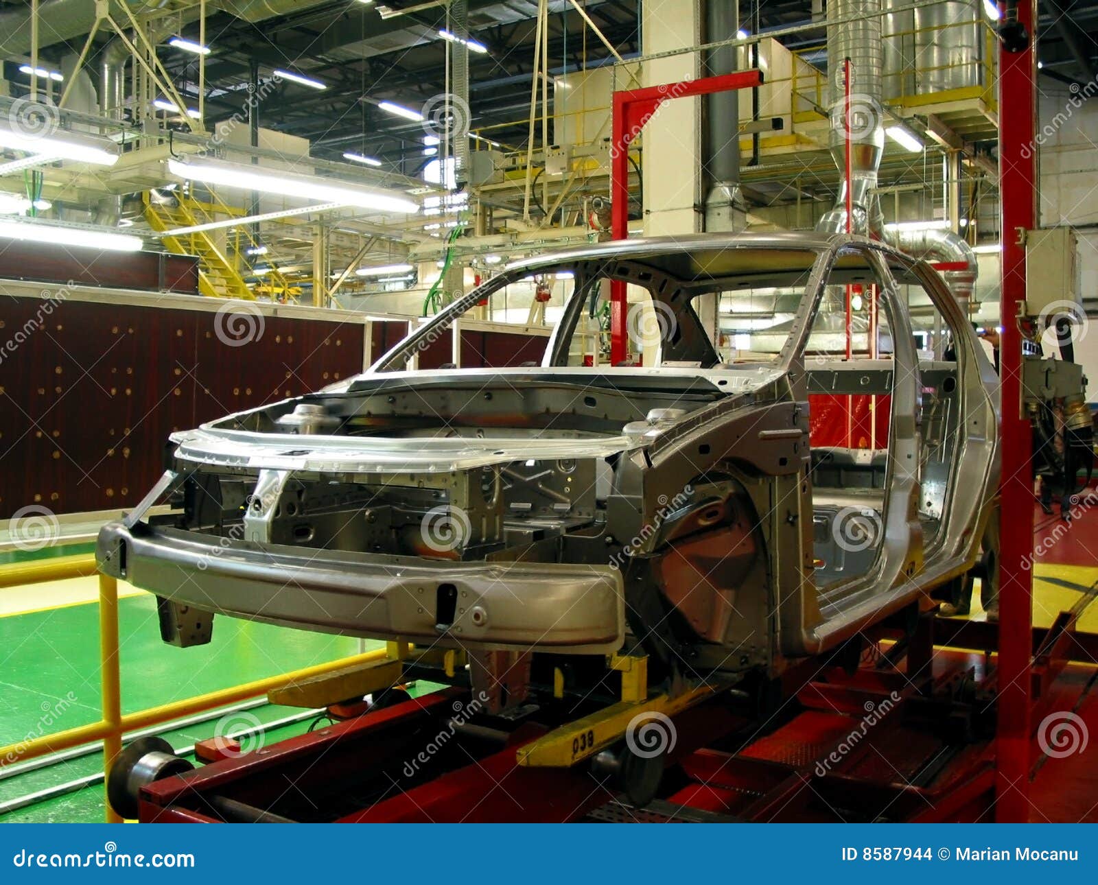Car factory stock photo. Image of dacia, auto, front, vehicle - 8587944