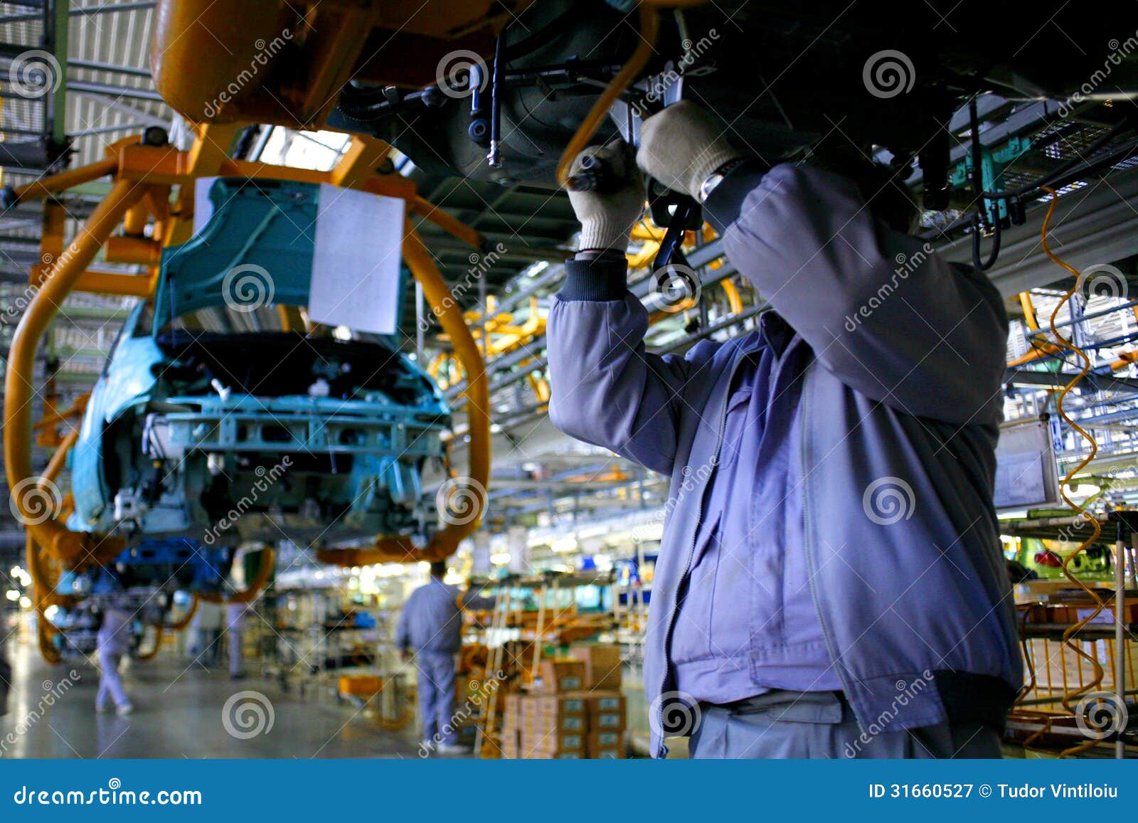 Car factory assembly line stock image. Image of crane - 31660527 Car factory assembly line stock image. Image of crane - 31660527