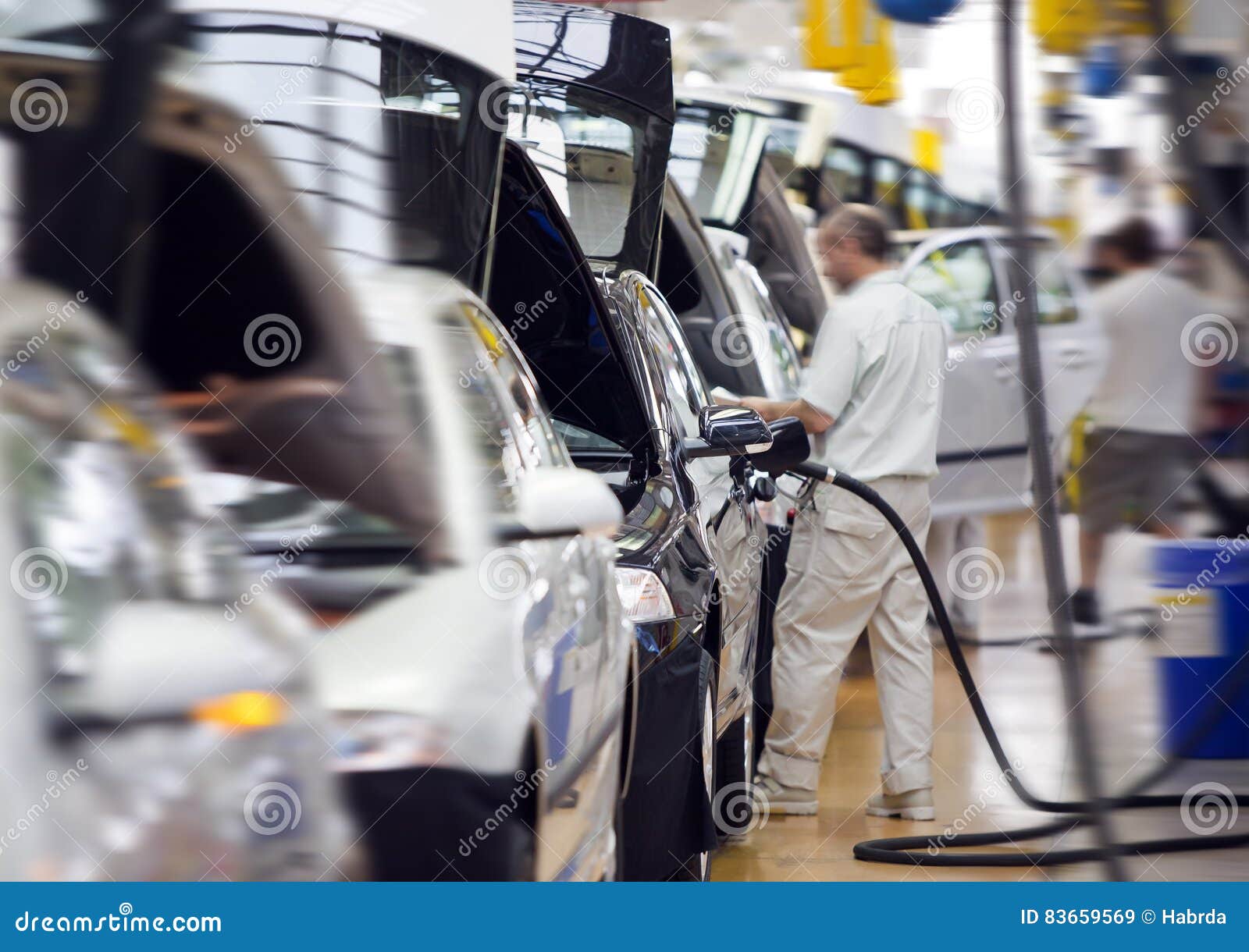 Car factory industry stock image. Image of interior, factory - 83659569
