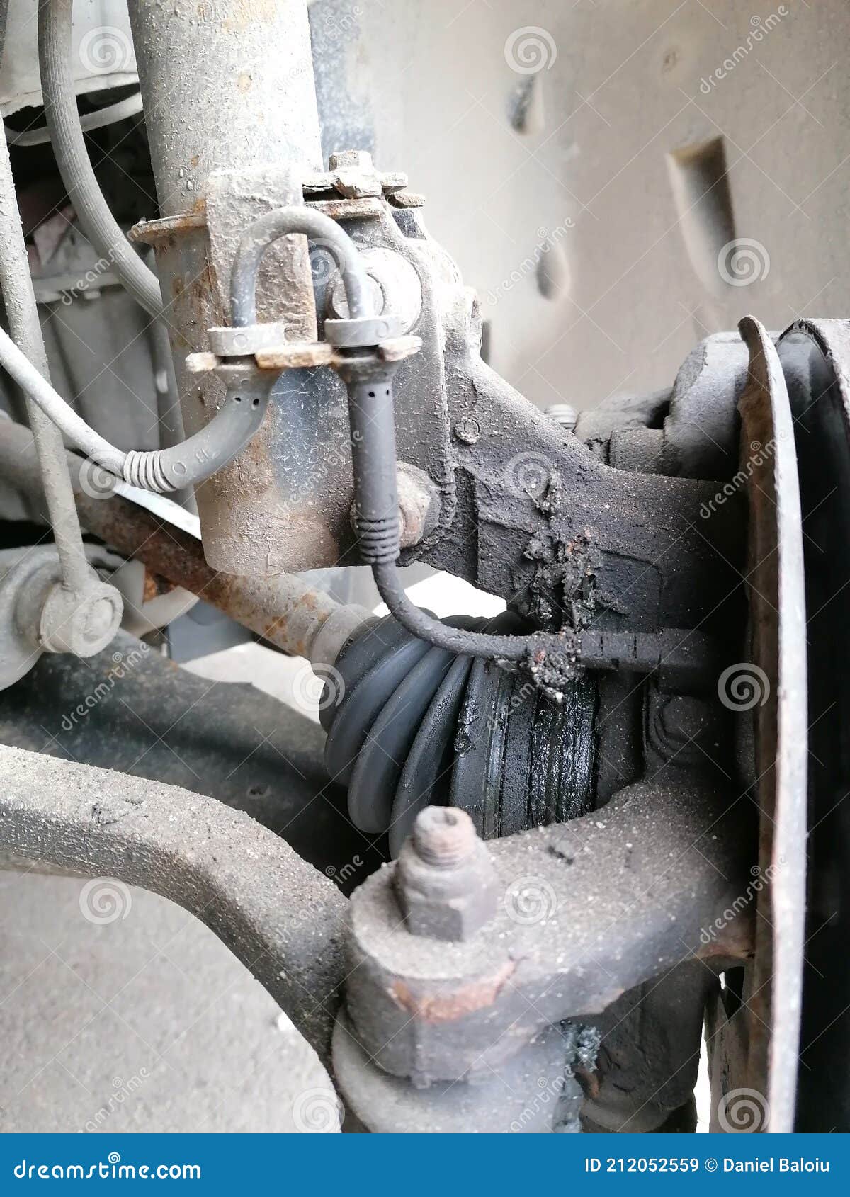 Car failure inside stock image. Image of rust, faulty - 212052559