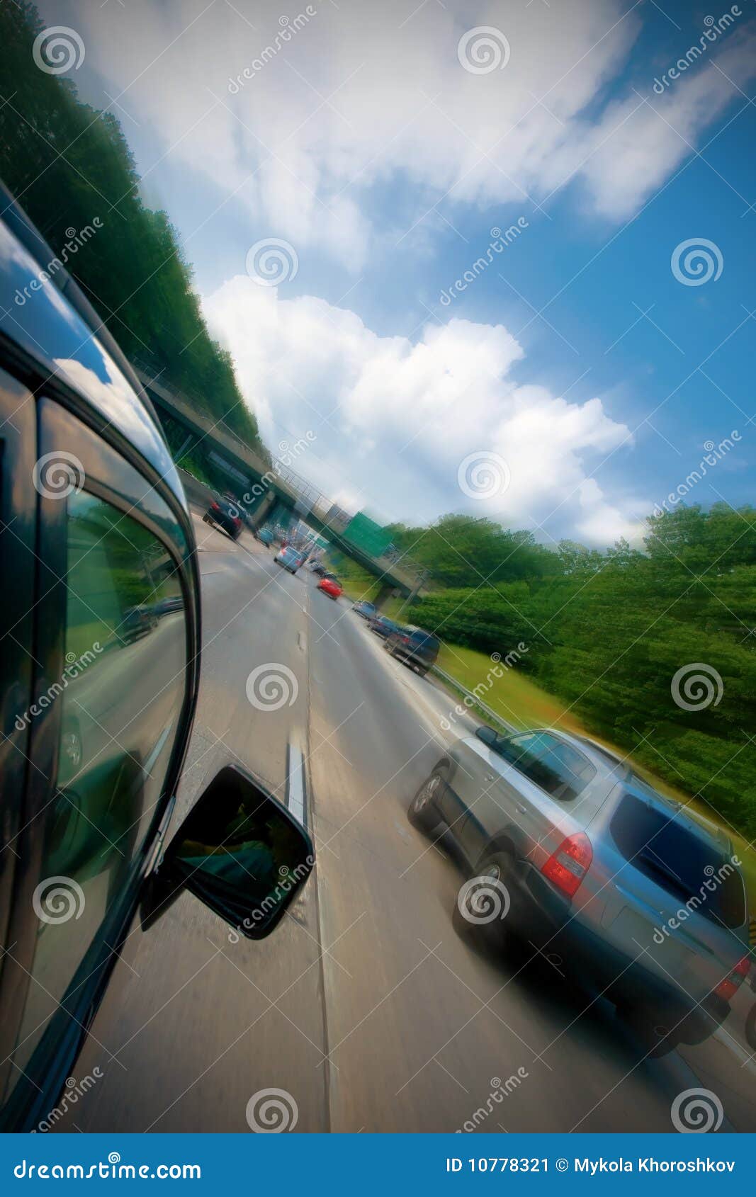 Car fast drive stock image. Image of cityscape, highway - 10778321