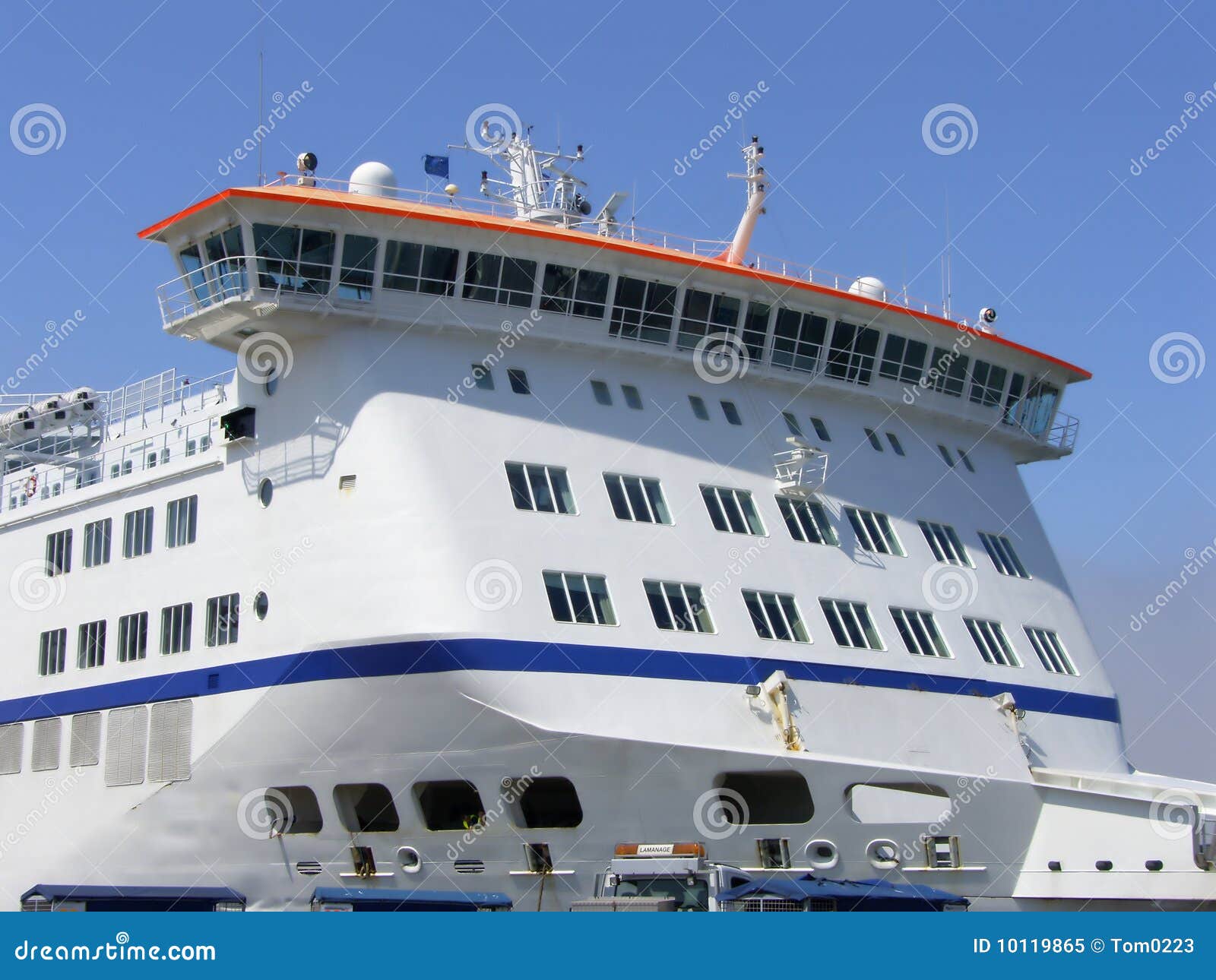 Car ferry stock image. Image of giant, enormous, transporter - 10119865