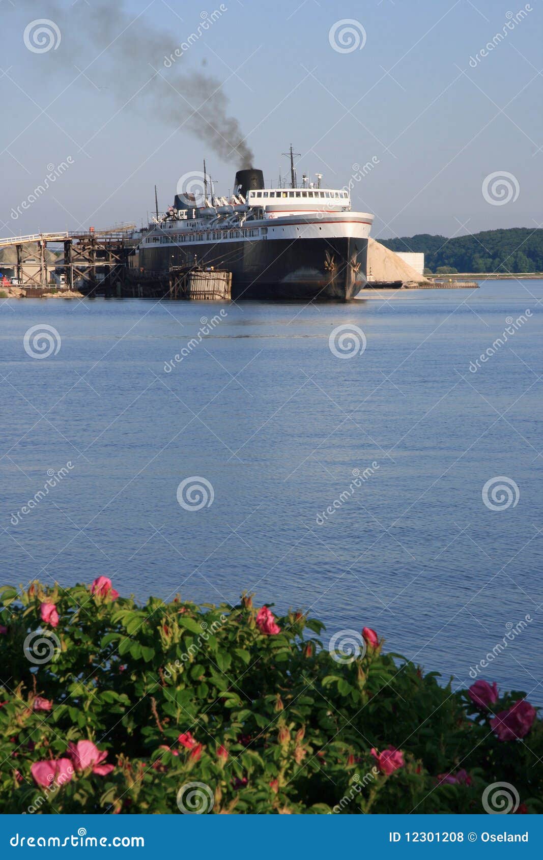 Car Ferry Boat stock photo. Image of white, great, michigan - 12301208