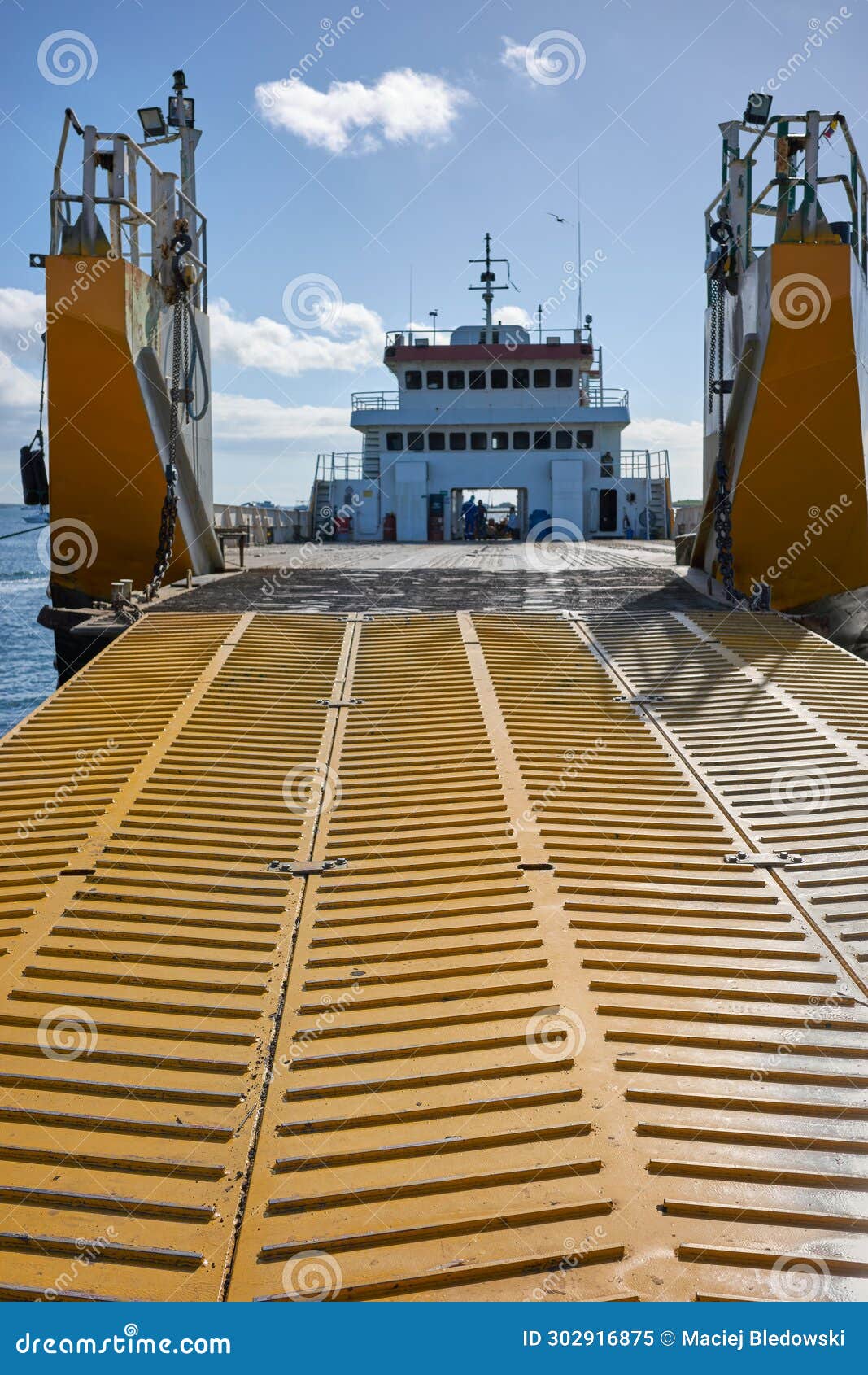 Ferry Ramp Warning Sign Stock Image | CartoonDealer.com #92820349