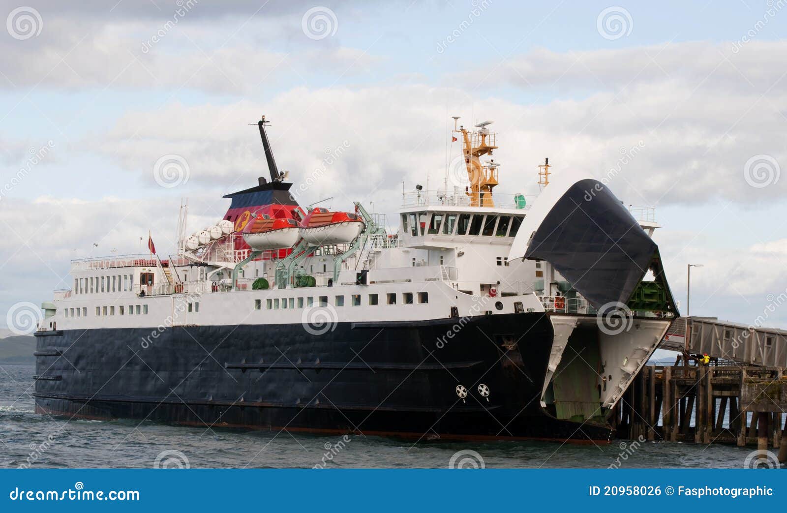 Car ferry unloading stock photo. Image of shipping, liner - 20958026