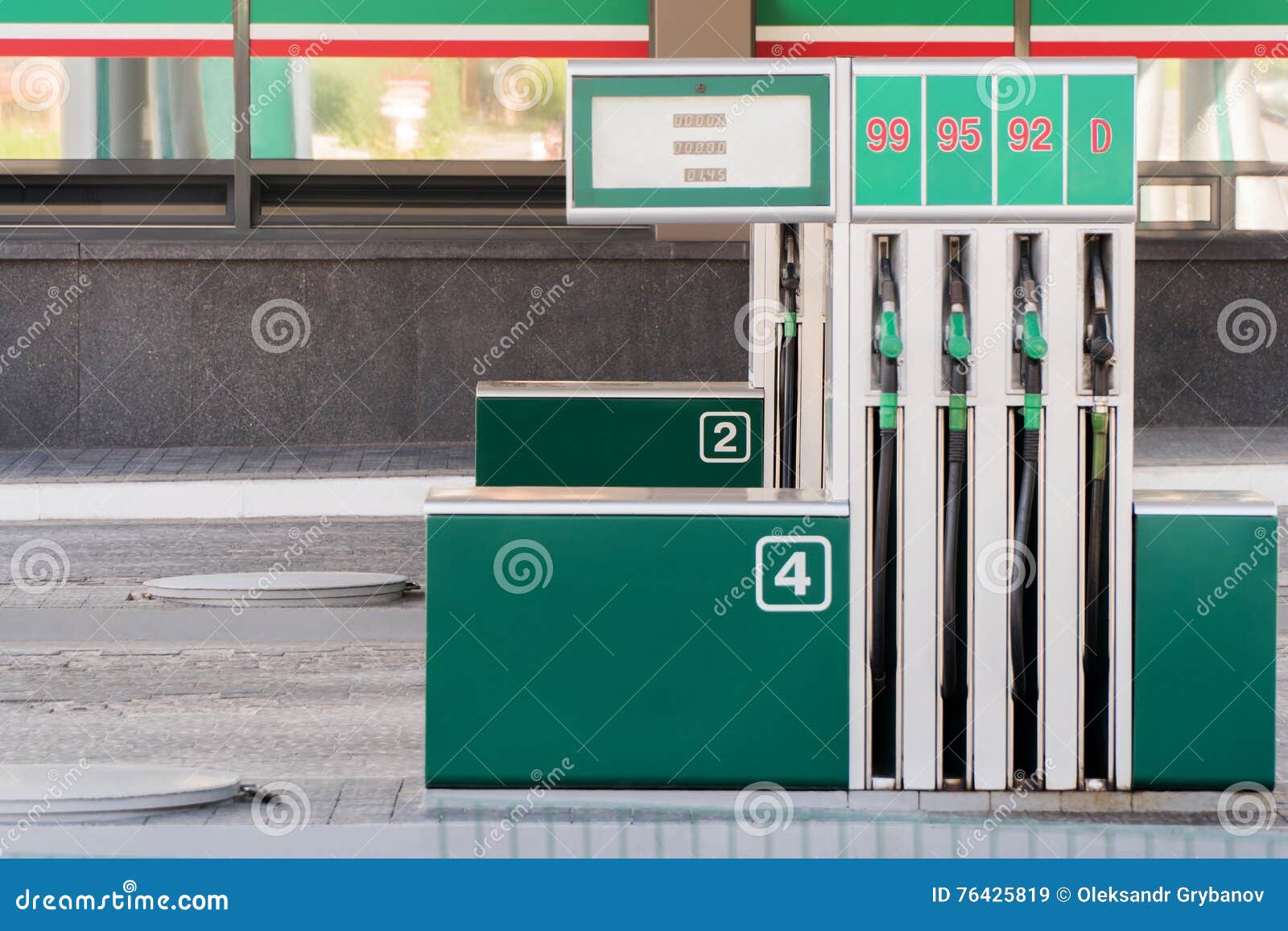 Car filling column stock image. Image of service, motor - 76425819