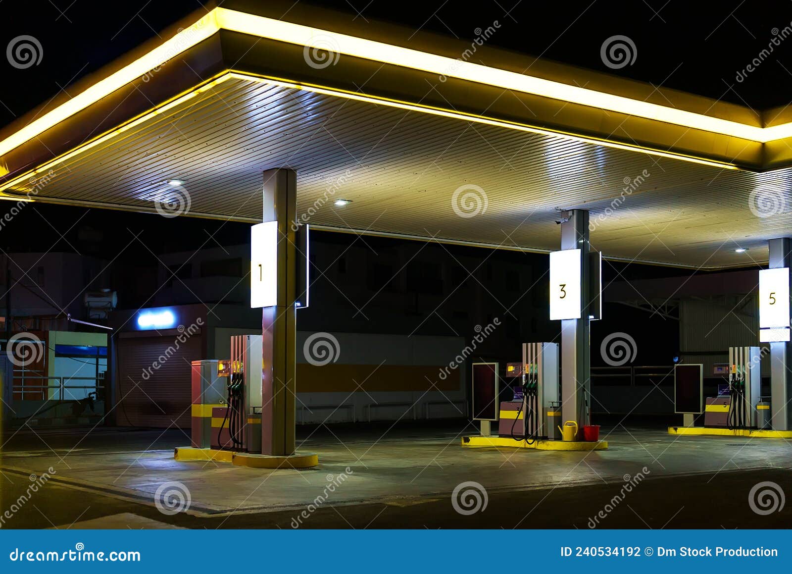Car filling station editorial photography. Image of exterior - 240534192