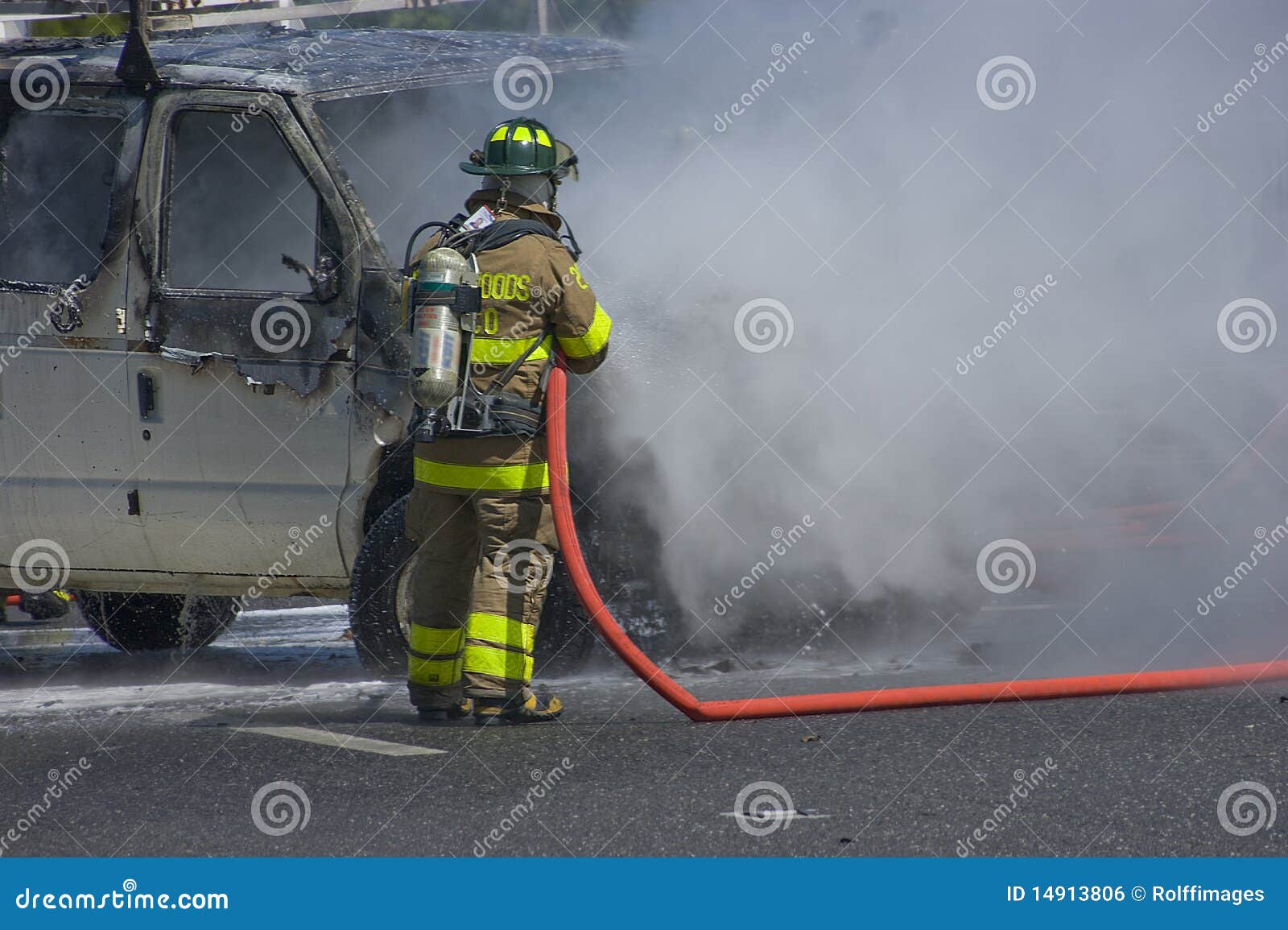 Car Fire stock photo. Image of flame, fireman, arson - 14913806