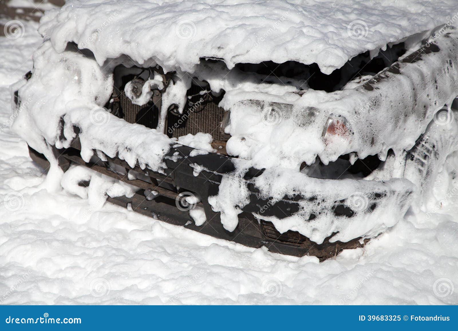 Car fire stock image. Image of driving, crumpled, impact - 39683325