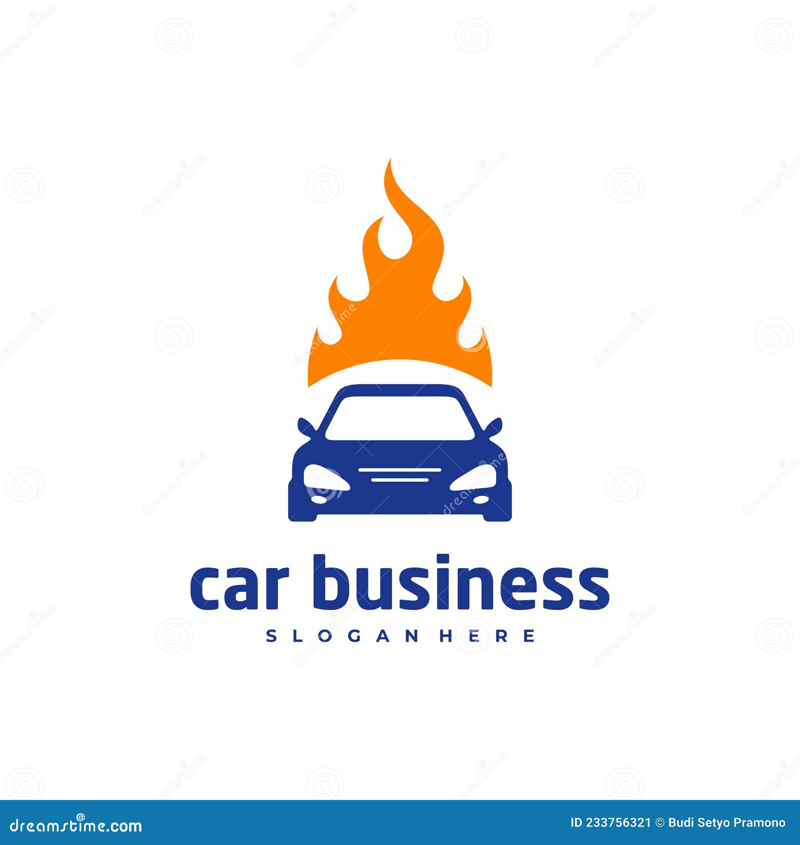 Car Fire Logo Vector Template, Creative Car Logo Design Concepts Stock ...