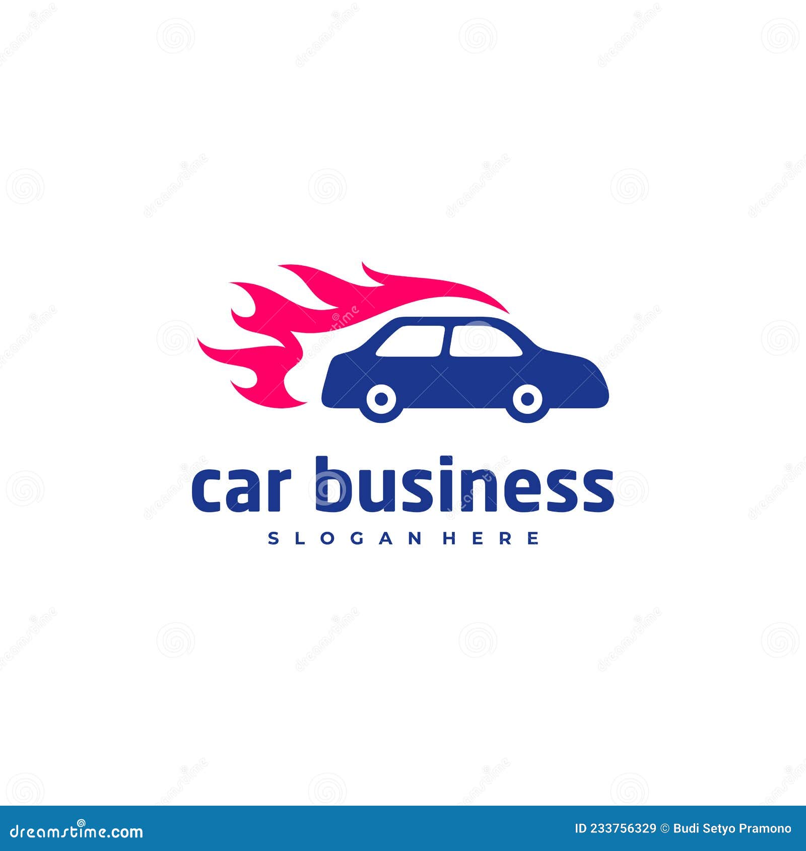 Car Fire Logo Vector Template, Creative Car Logo Design Concepts Stock ...