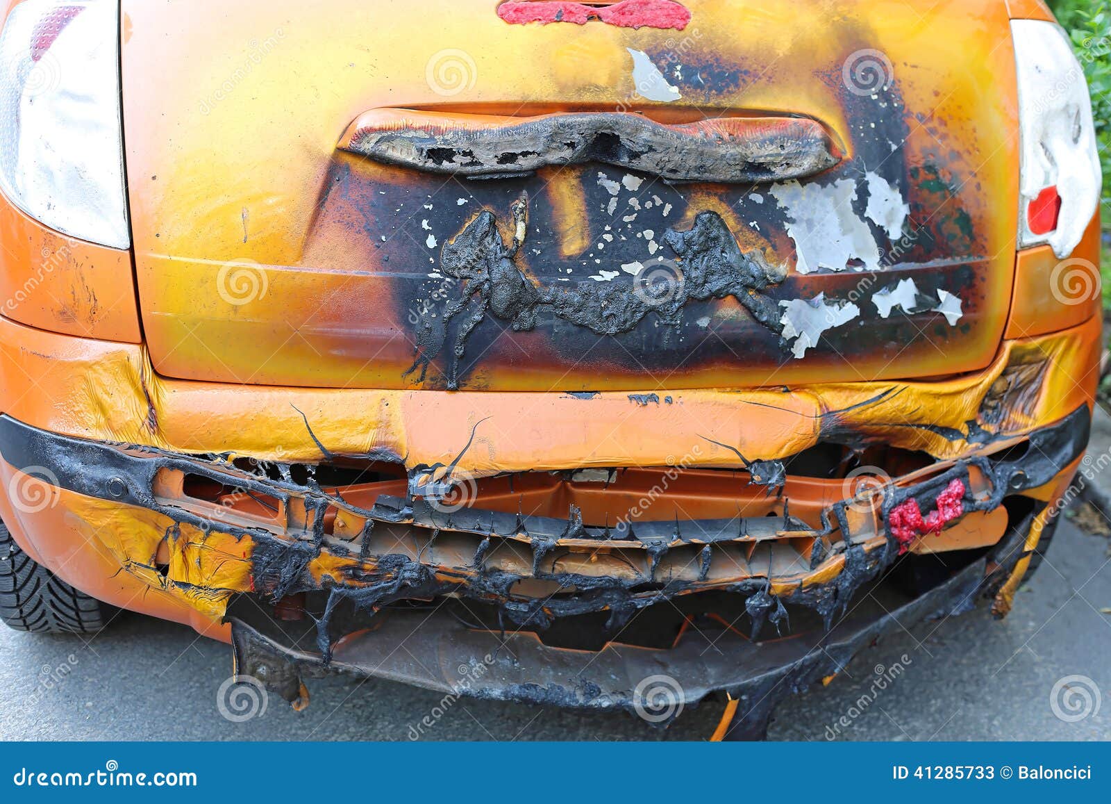 Car fire stock image. Image of vehicle, orange, heat - 41285733