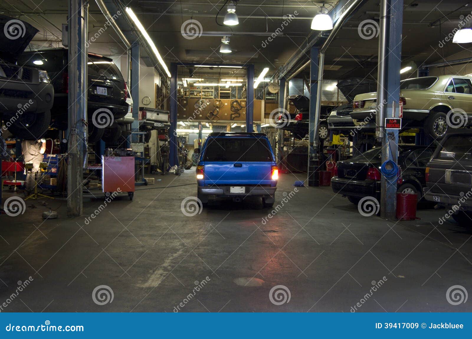 Car fixing garage stock image. Image of technical, fixed - 39417009