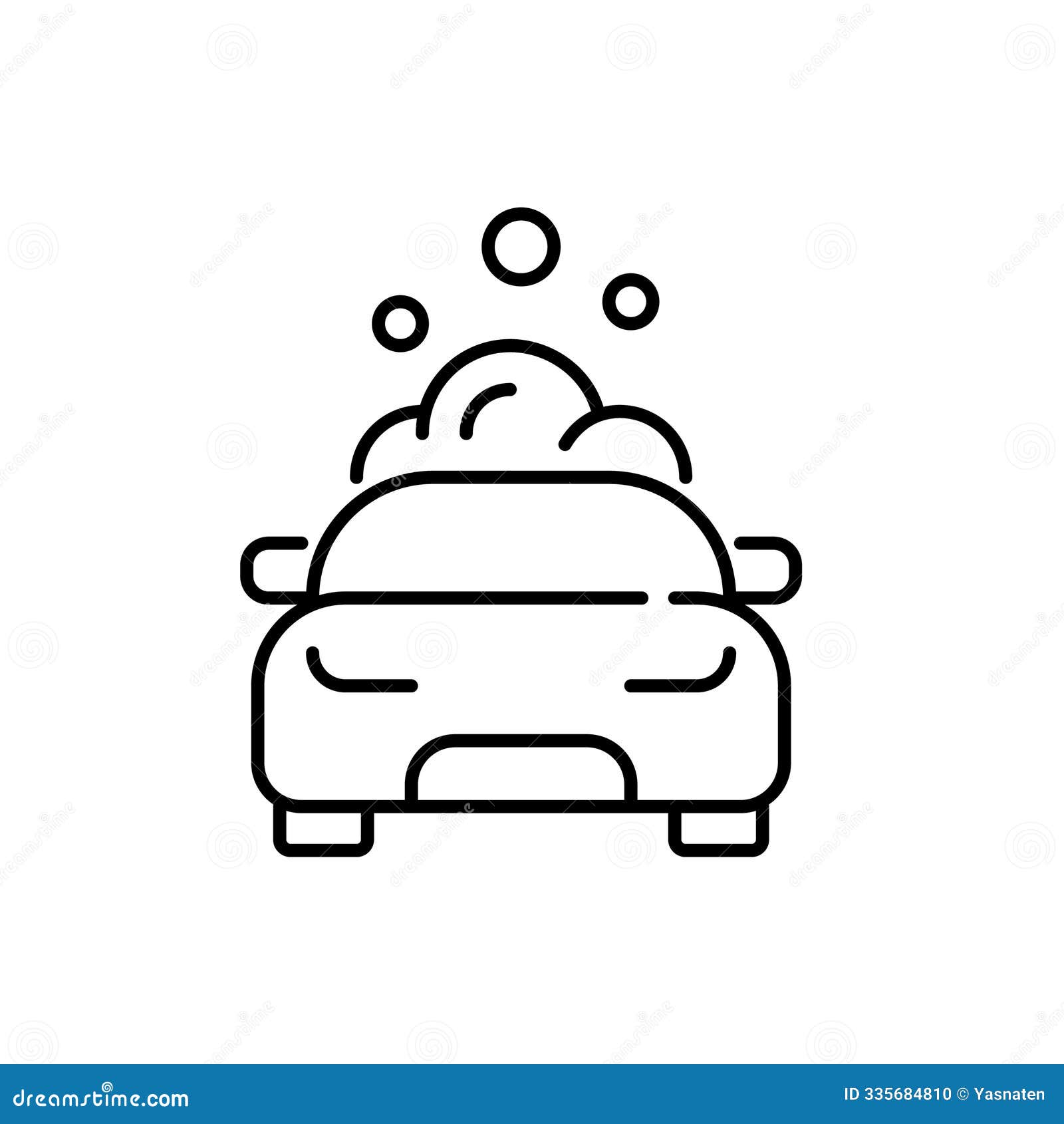 Car, Foam and Bubbles. Delicate Car Cleaning Service. Pixel Perfect ...