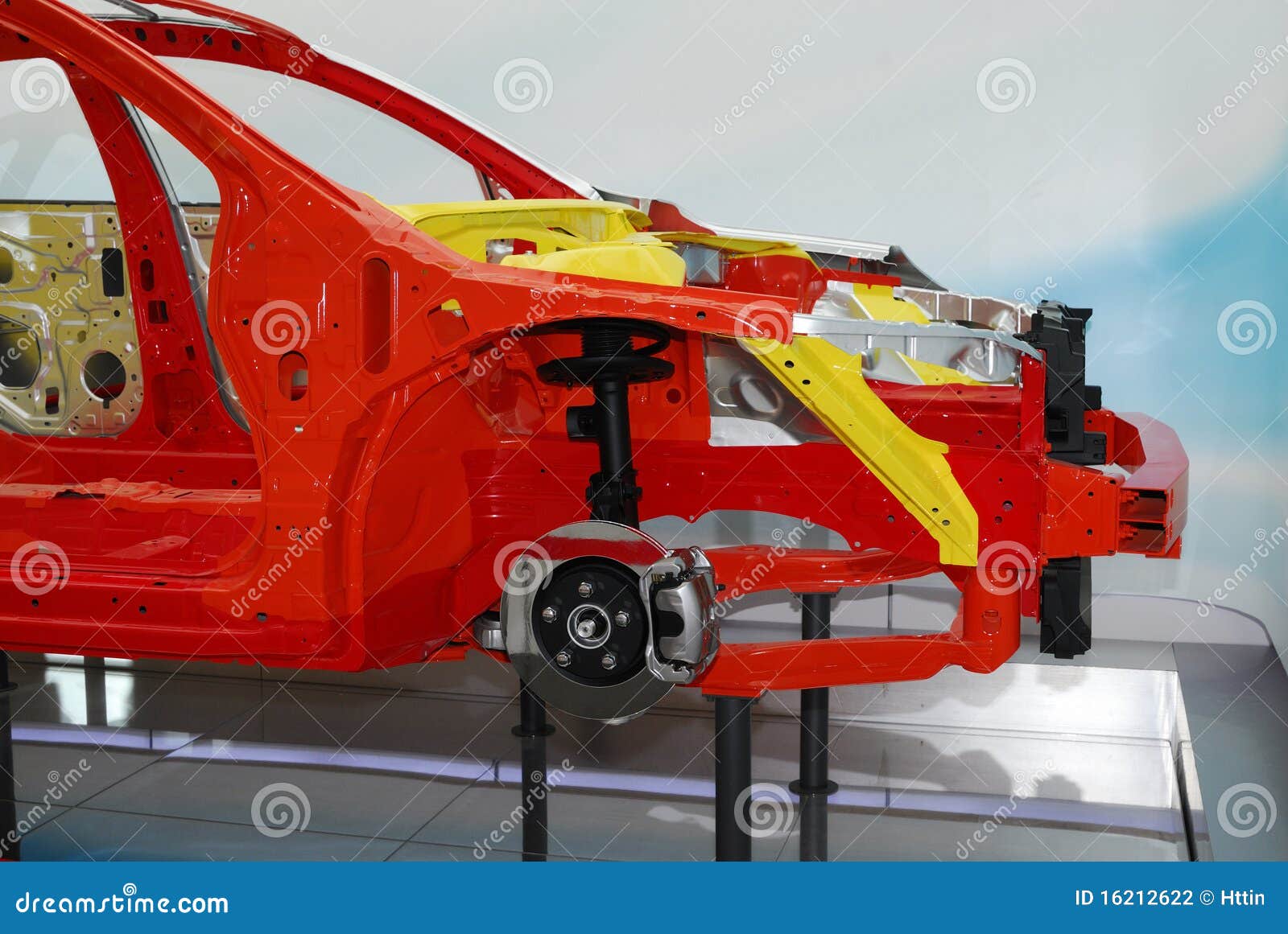 Car frame stock photo. Image of shop, manufacture, frame - 16212622
