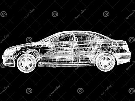 Car framework stock illustration. Illustration of graphic - 11013571