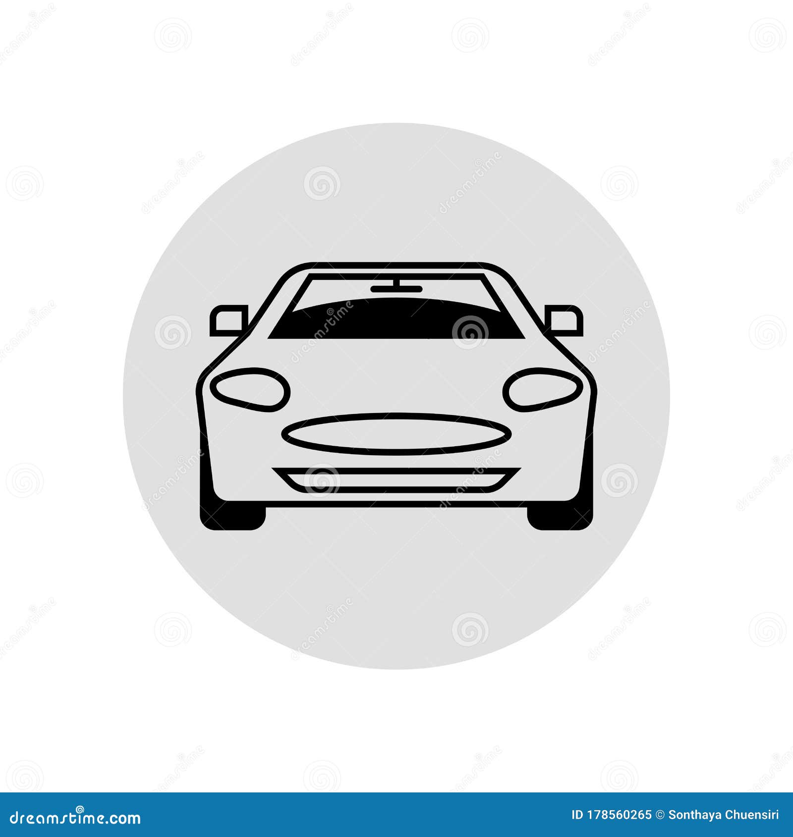 Car Front Icon,transportation,vector Illustrations Stock Vector ...