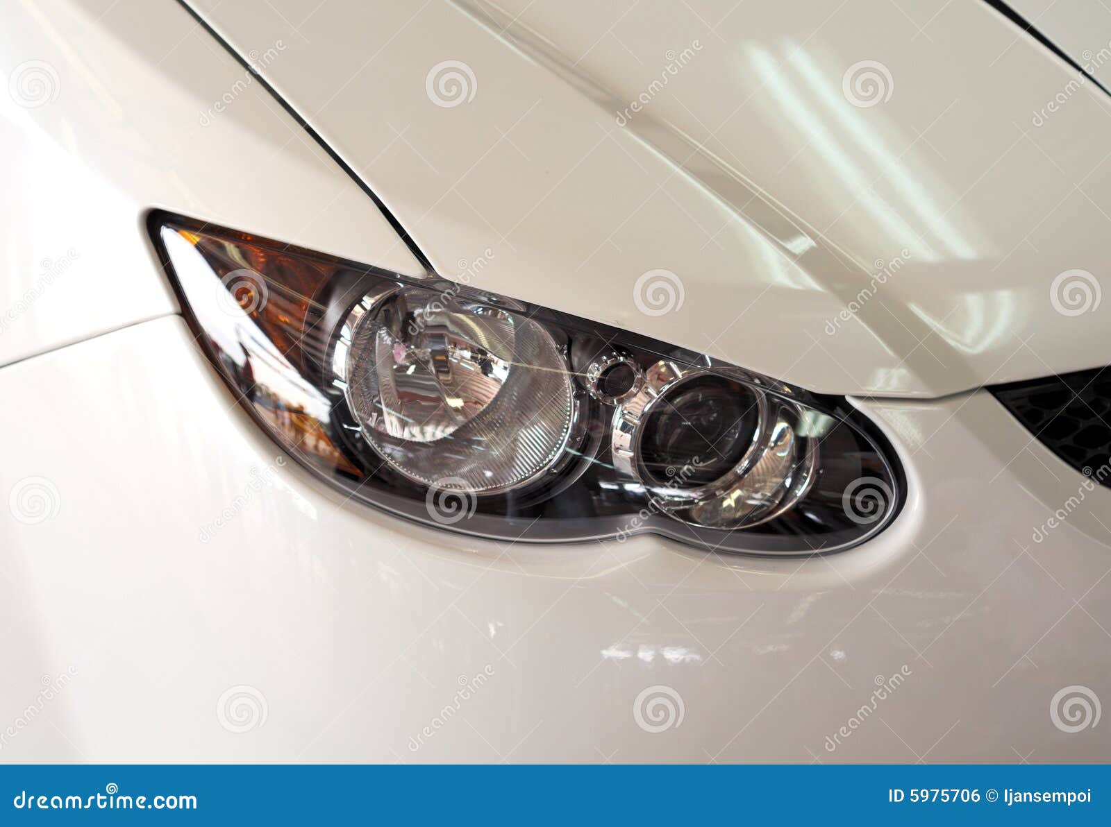 Car front lamp stock photo. Image of close, style, transportation - 5975706