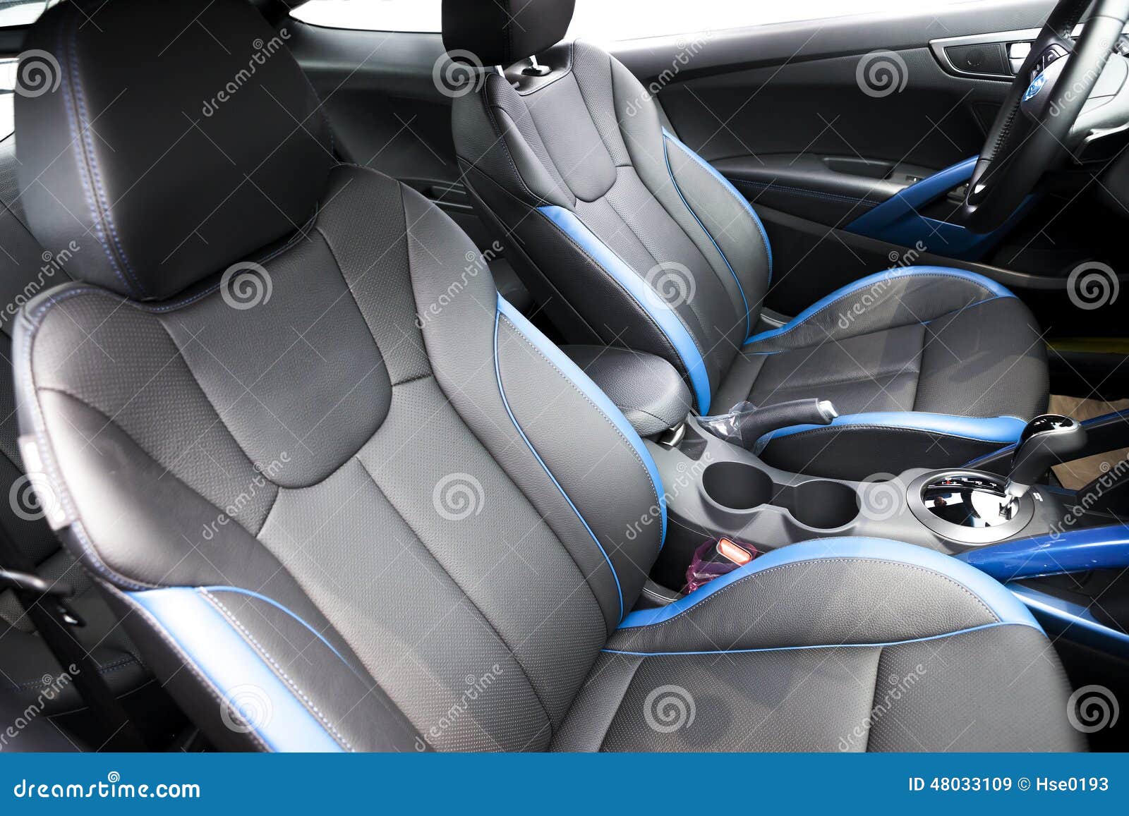 Car front seats stock image. Image of seat, inside, sport - 48033109